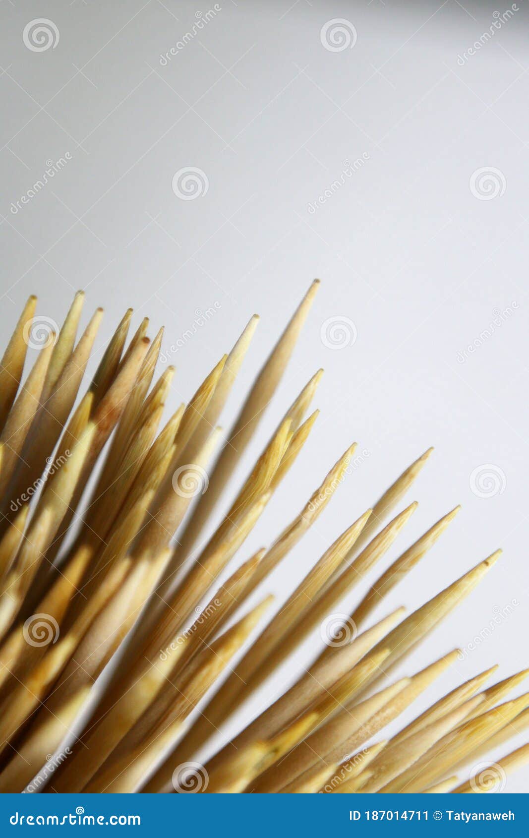 A Wooden Background with Wooden Sharp Sticks. at the Left Side. Stock ...