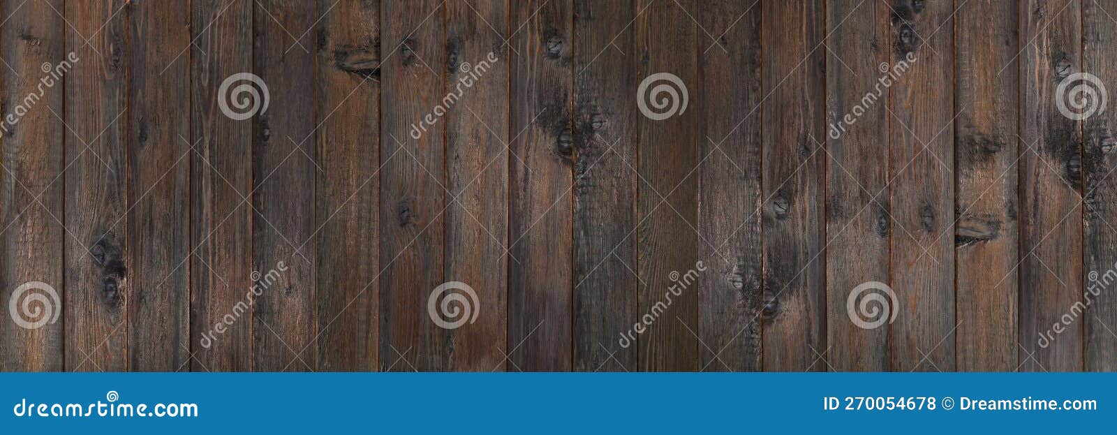 Wooden Background. Textured Dark Boards with Knots. Stock Photo - Image ...