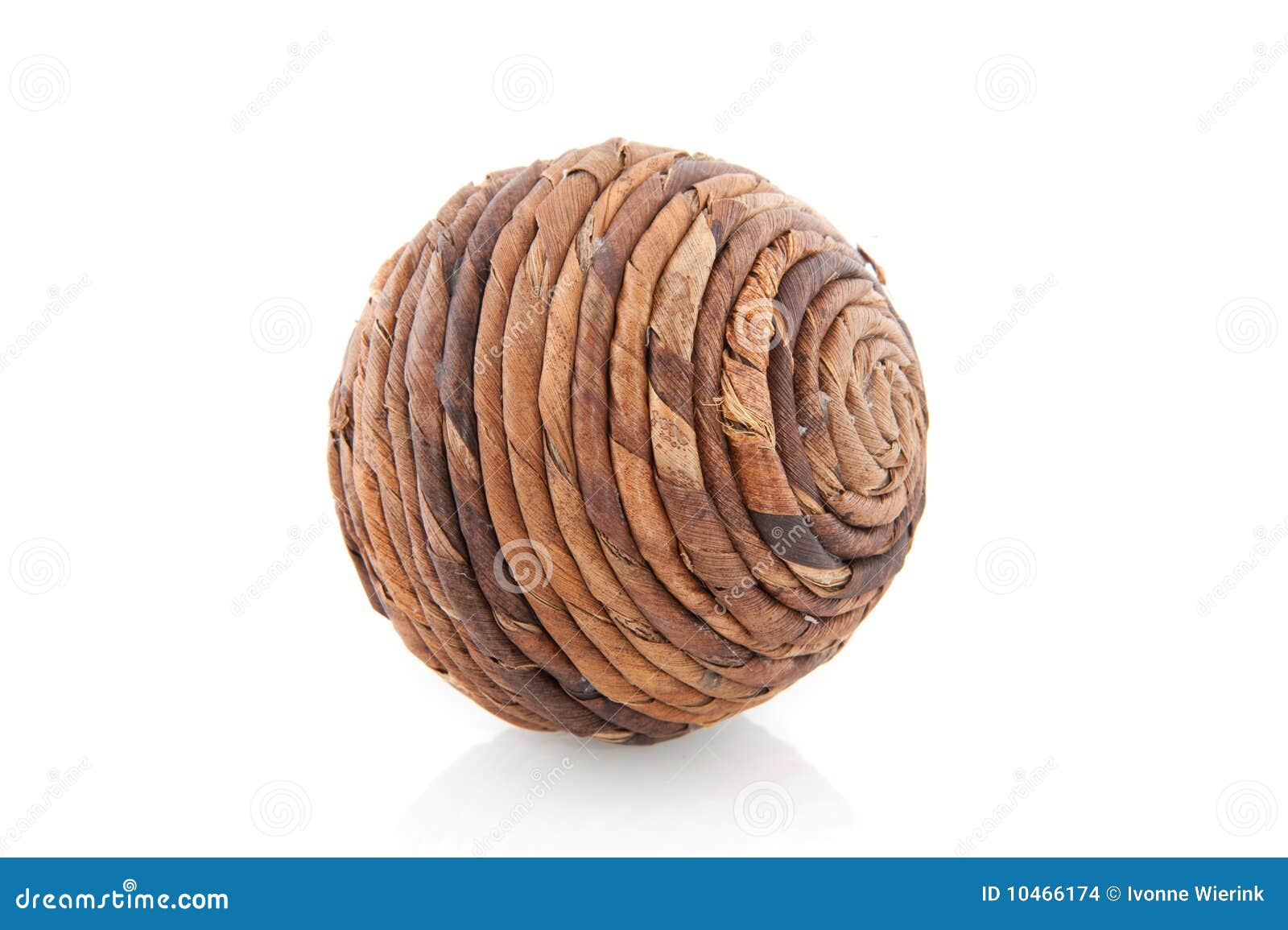 Wooden ball stock photo. Image of ball, natural, decorative - 10466174