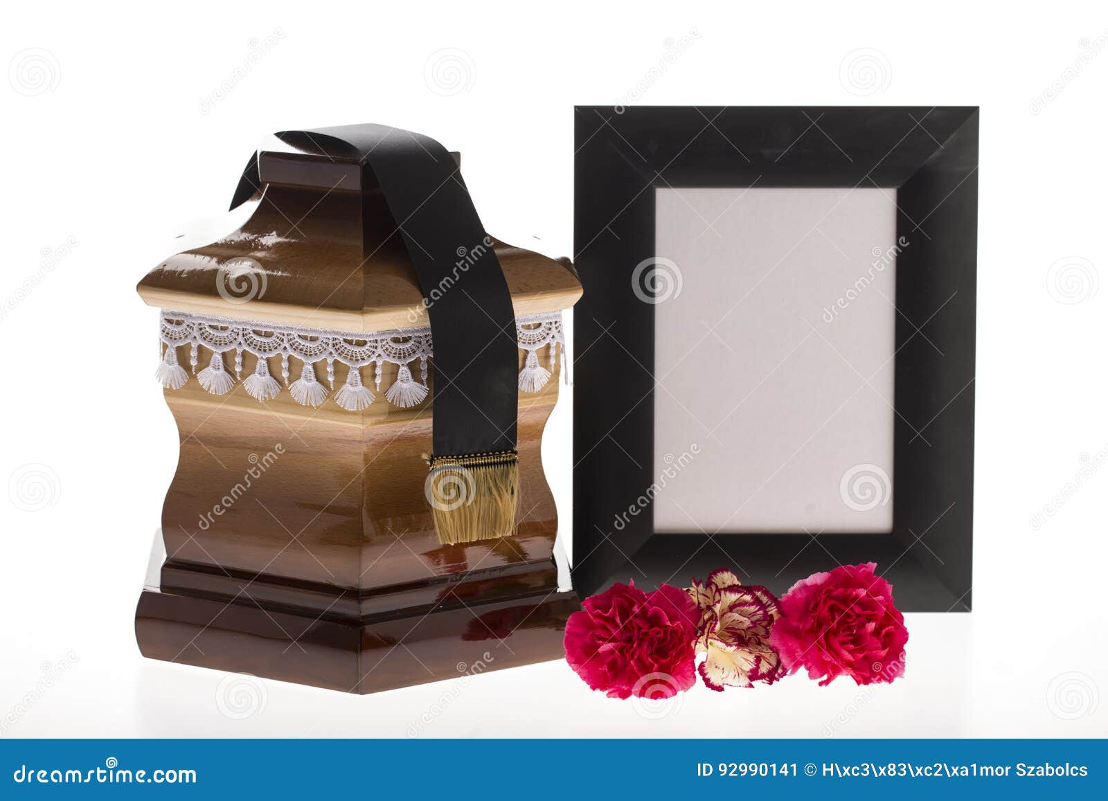 Blank Mourning Frame For Sympathy Card Royalty-Free Stock Image ...