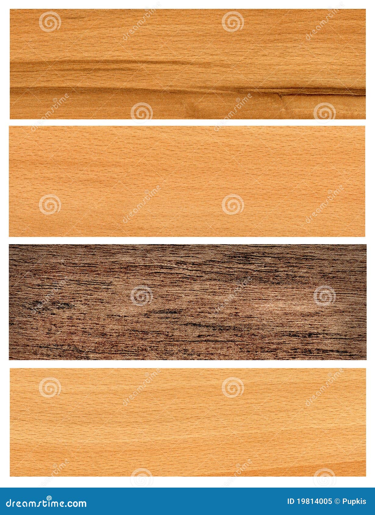 Wooden banners set stock image. Image of rough, natural - 19814005