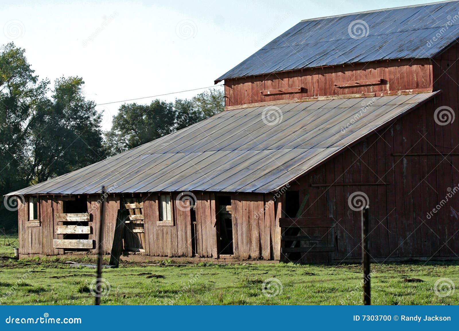 Wooden barn in countryside stock photo. Image of slope - 7303700