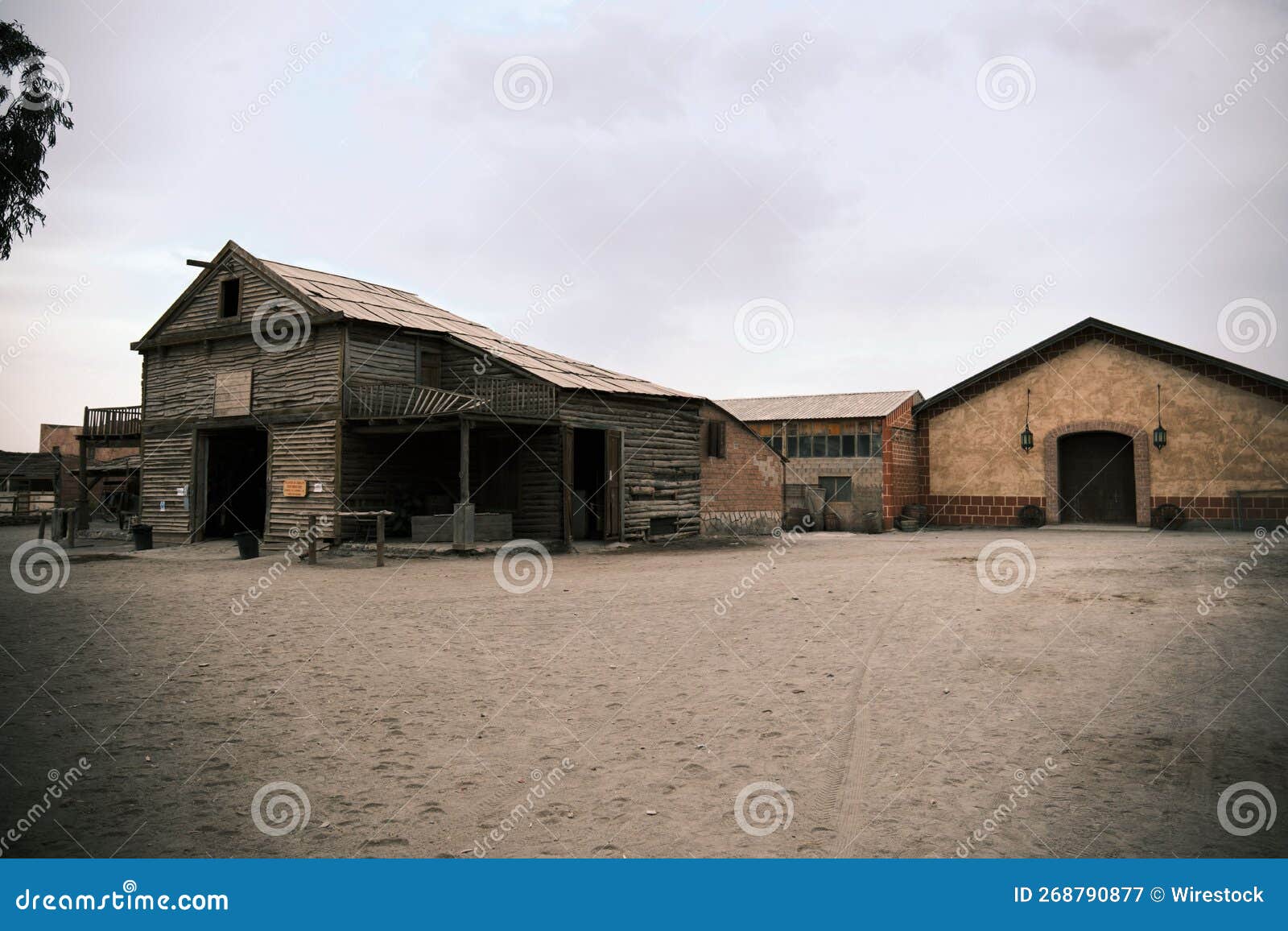 Wooden Barn and Old Rural Buildings Stock Image - Image of barn, view ...