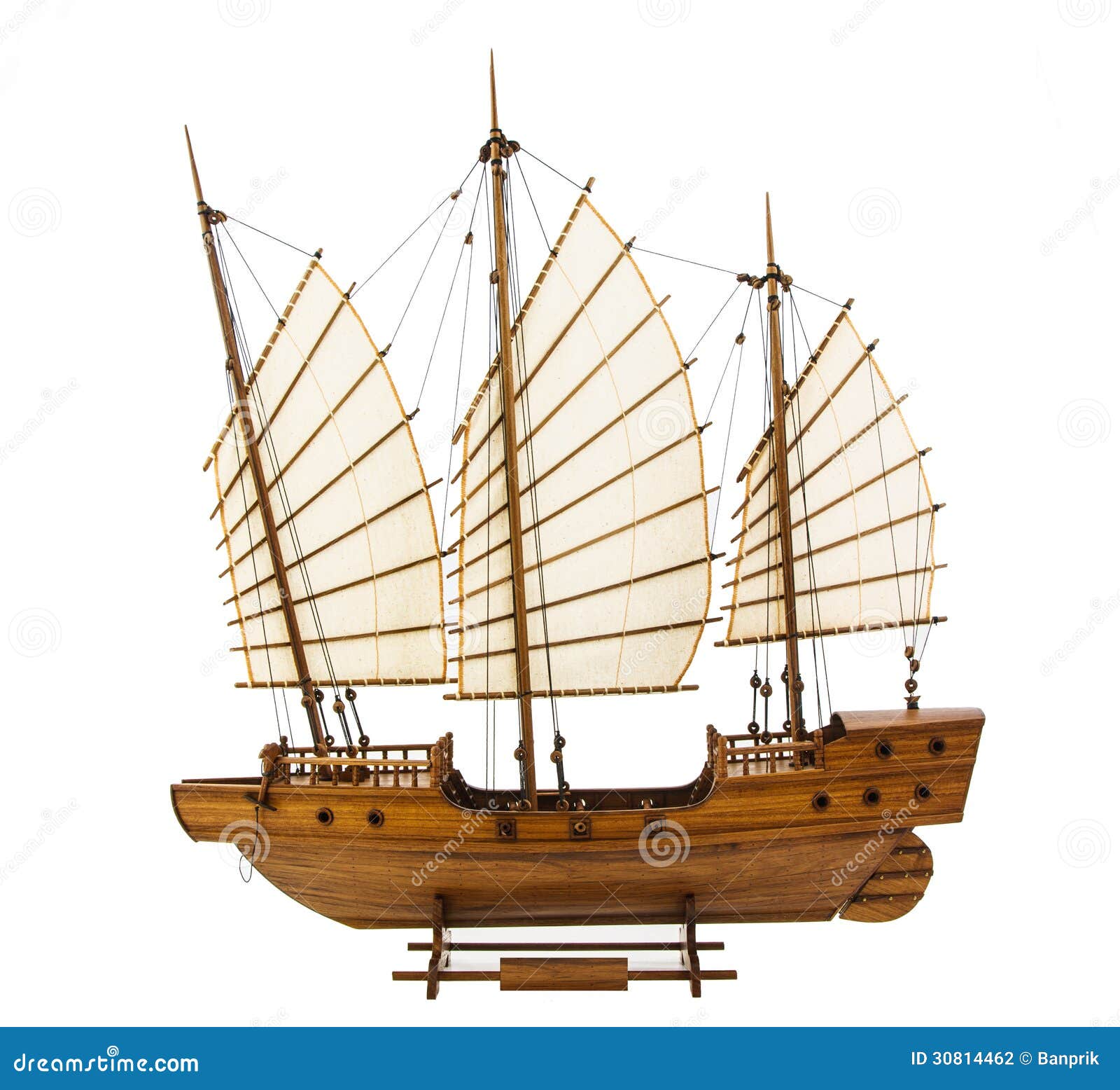 Wooden barque stock photo. Image of sail, schooner, decoration - 30814462