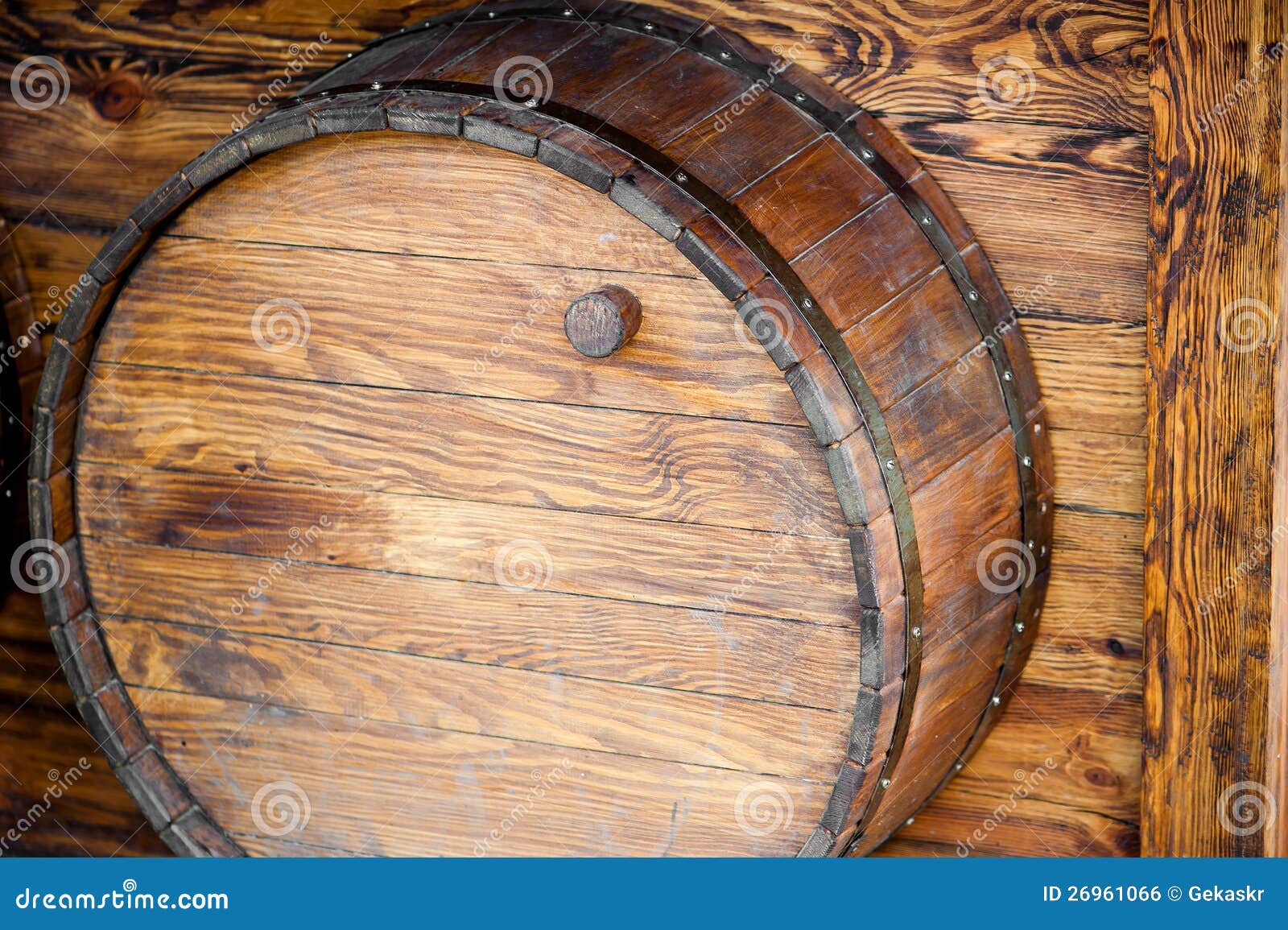Wooden barrel stock photo. Image of beverage, cask, cylinder - 26961066