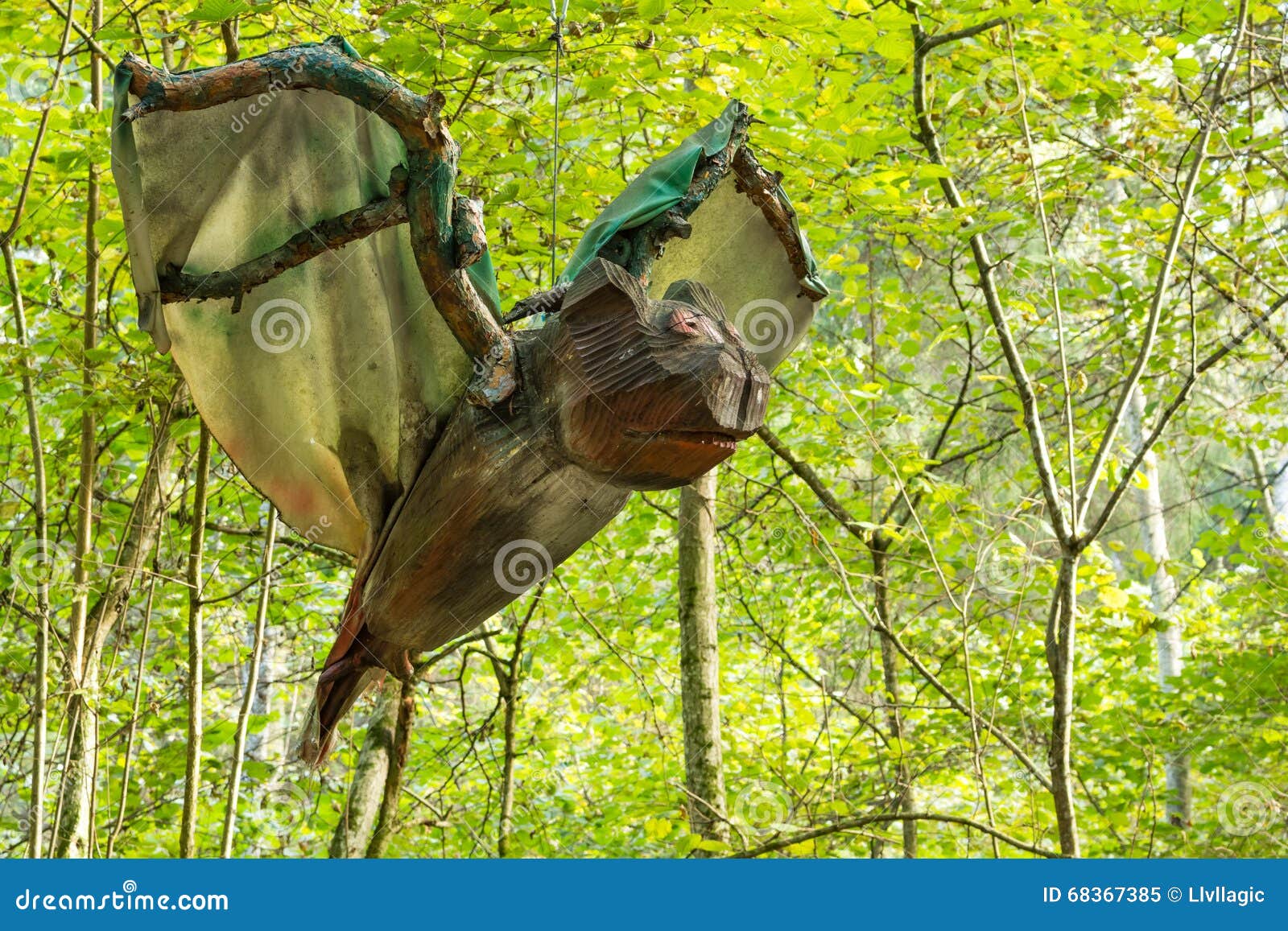 Wooden bat stock image. Image of head, carving, forest - 68367385