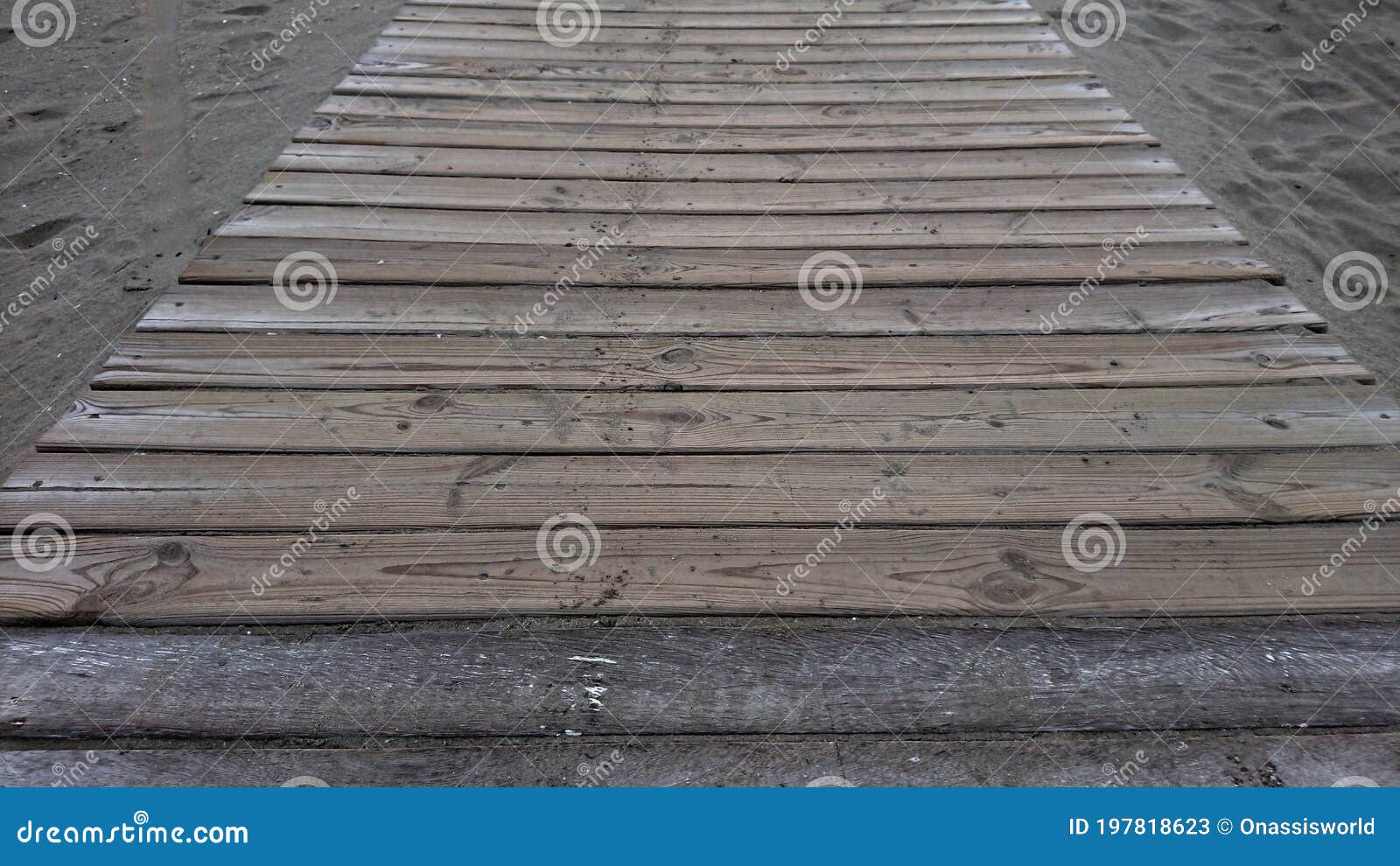 Wooden Beach Path Architecture Stock Image - Image of horizon, sunlight ...