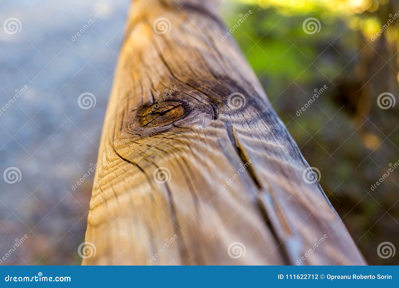 Beam Close-up Building With Under Construction Wooden House With Timber ...