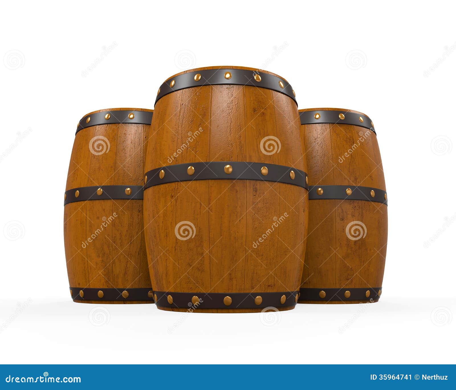 Beer Mug And Cask With Hop And Wheat Plants On The Background. Hand ...