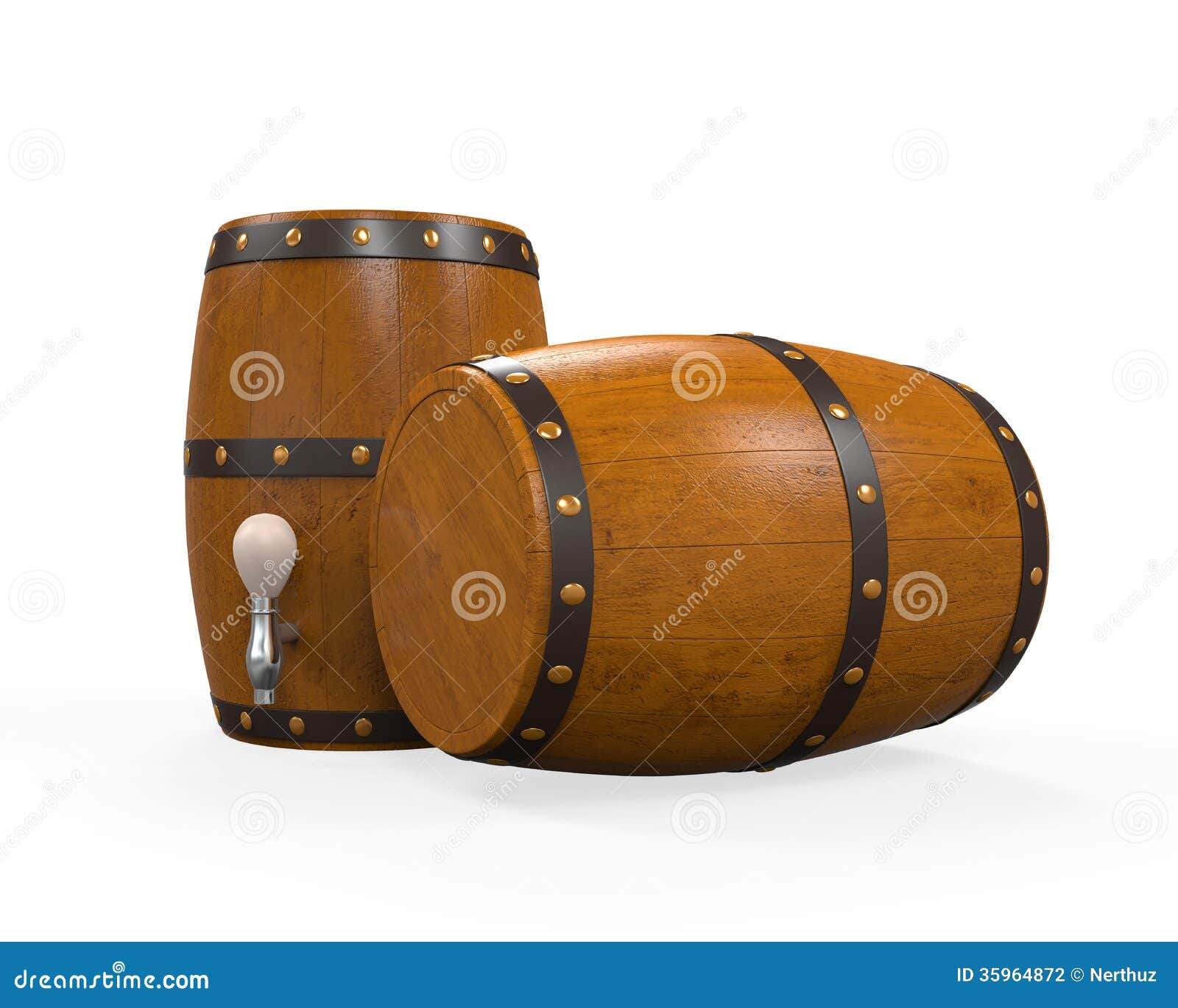 Wooden Beer Cask Stock Photography | CartoonDealer.com #35964872