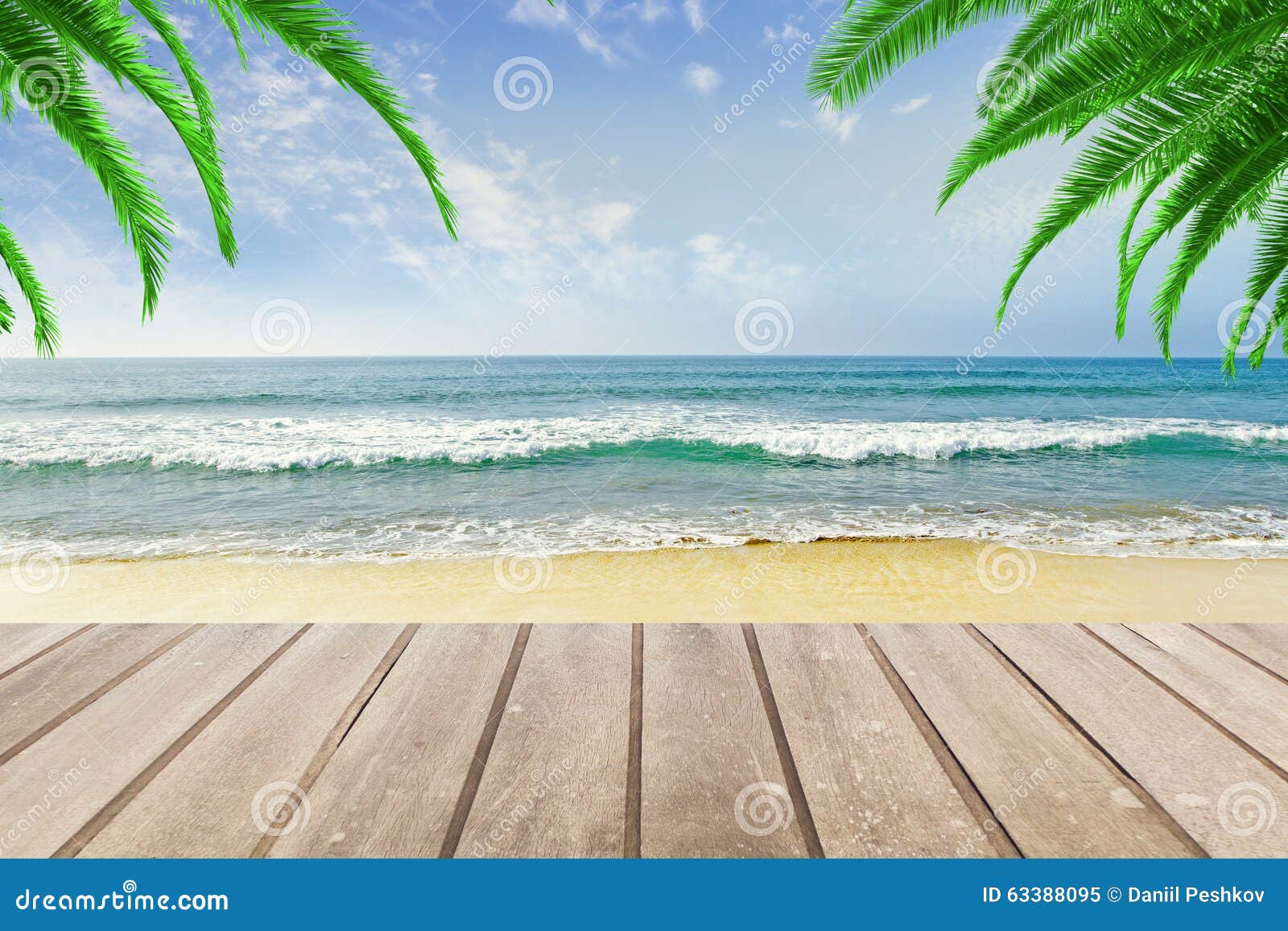 Wooden Bench at Beach Background Stock Image - Image of beach, lake ...