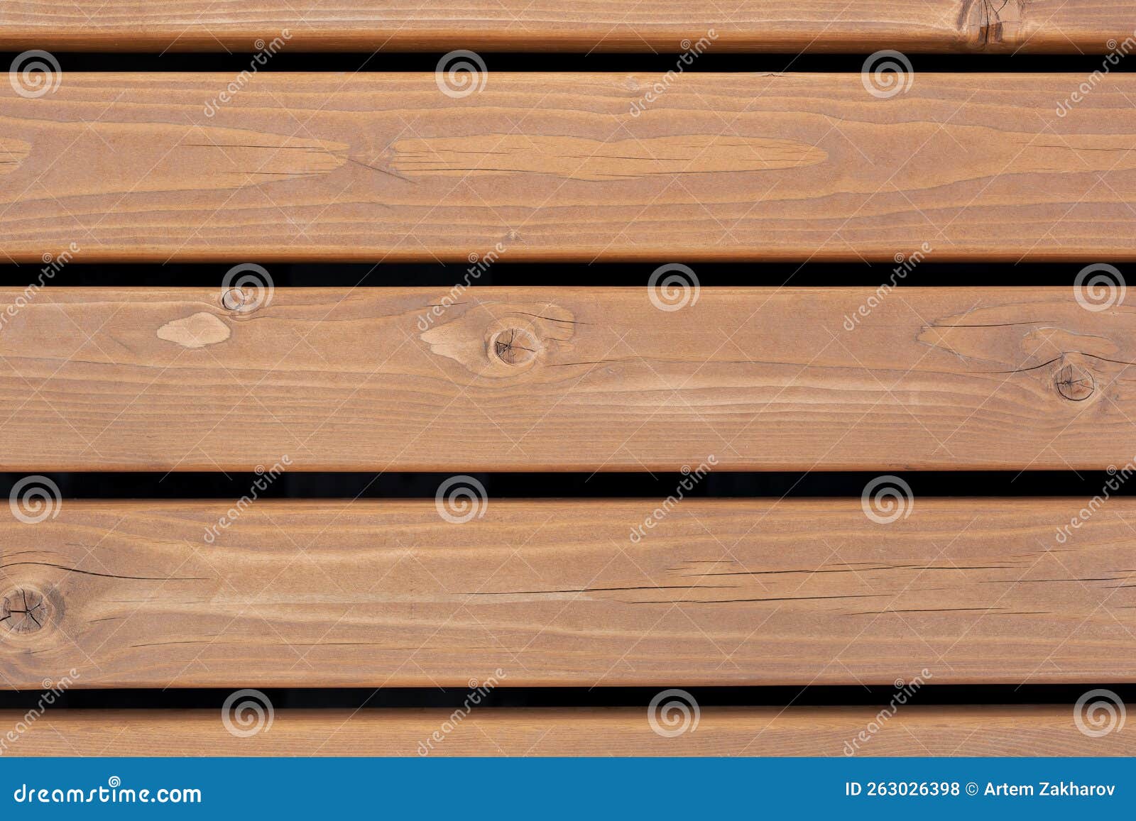 A Wooden Bench Made of Planks for the Background. Wooden Texture. Stock ...