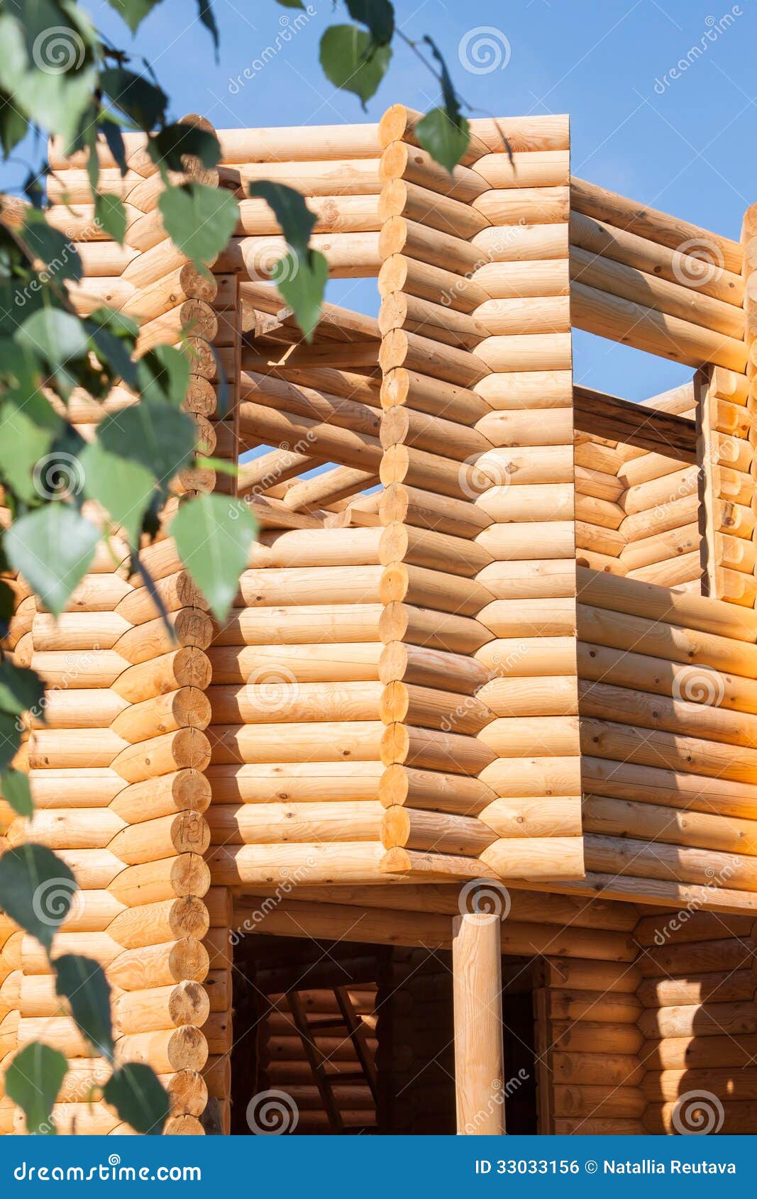 Wooden bilding from timber stock photo. Image of buildings - 33033156