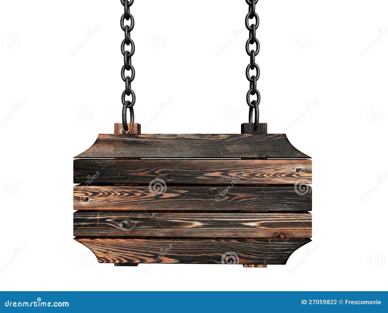 Wooden billboard stock photo. Image of hanging, bulletin - 27059822