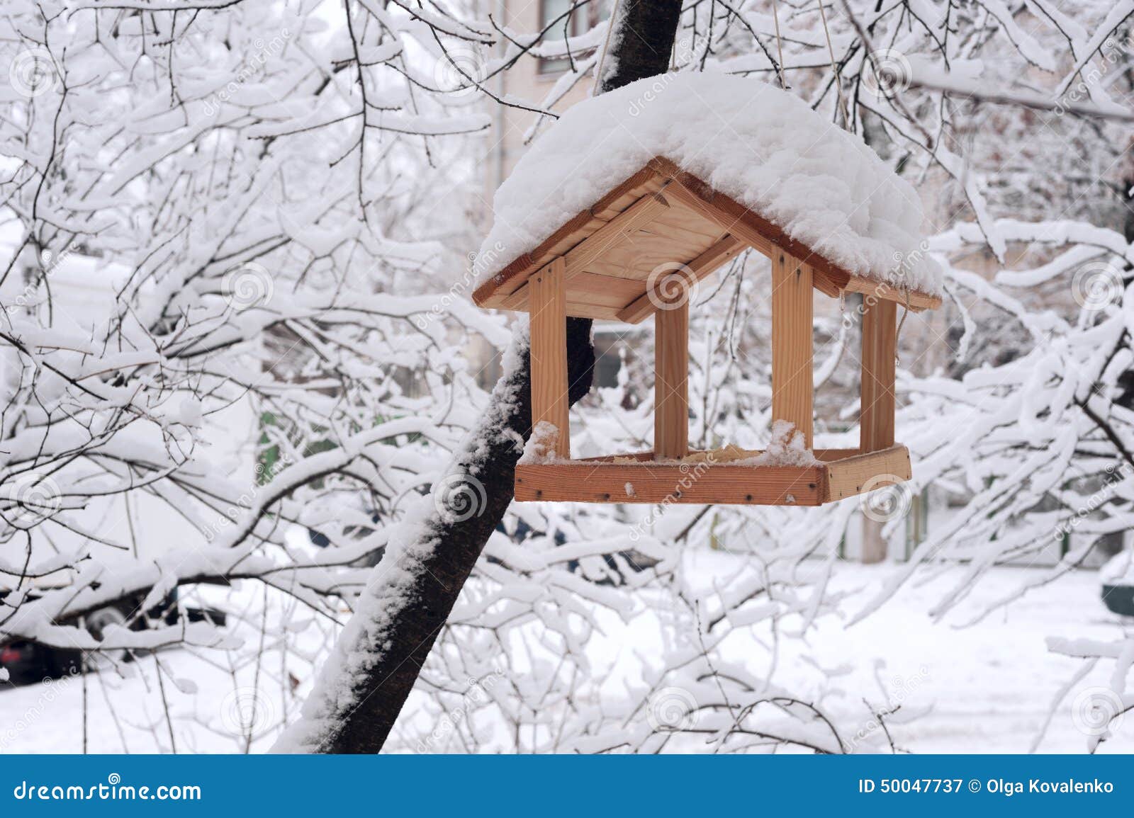 Wooden bird table stock image. Image of norwegian, help - 50047737