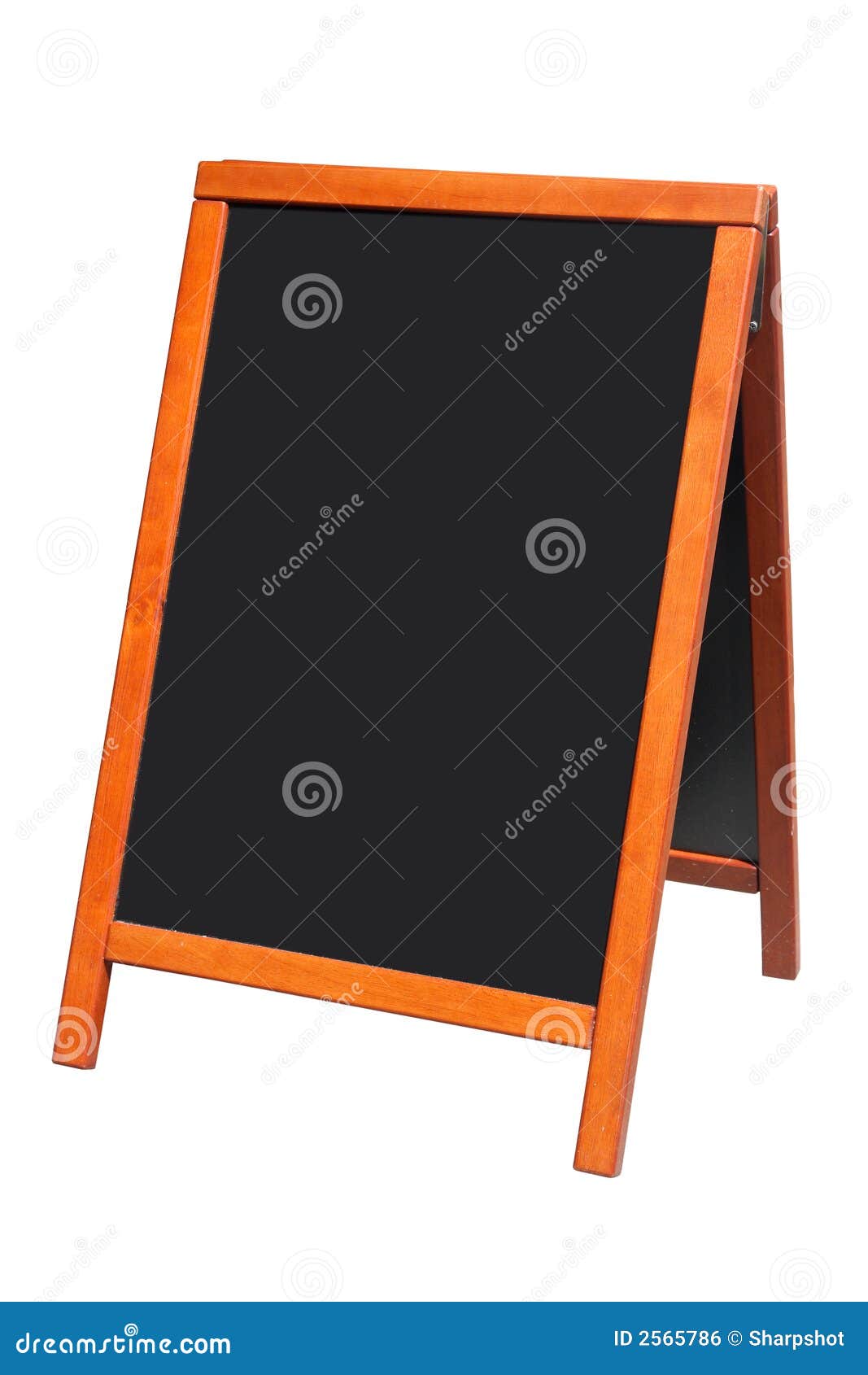 A wooden blackboard sign. stock photo. Image of frame - 2565786