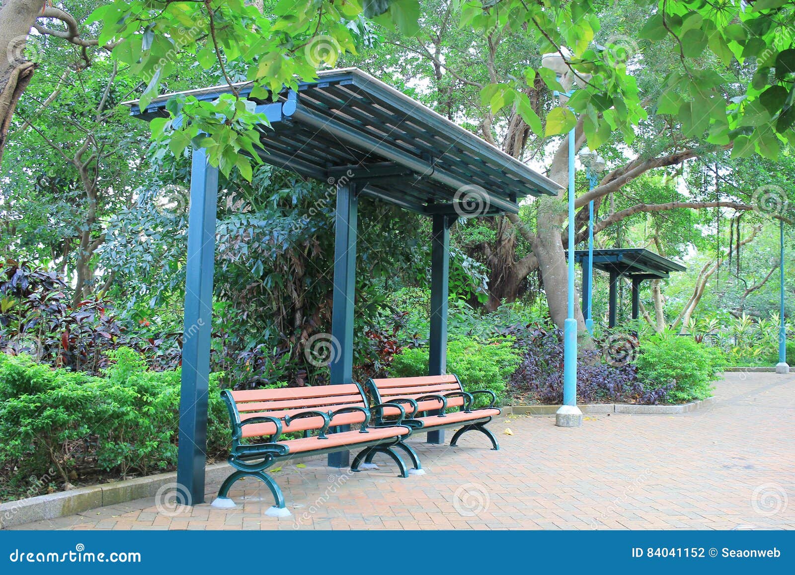 The Wooden Bleachers in the Park Stock Photo - Image of match, park ...
