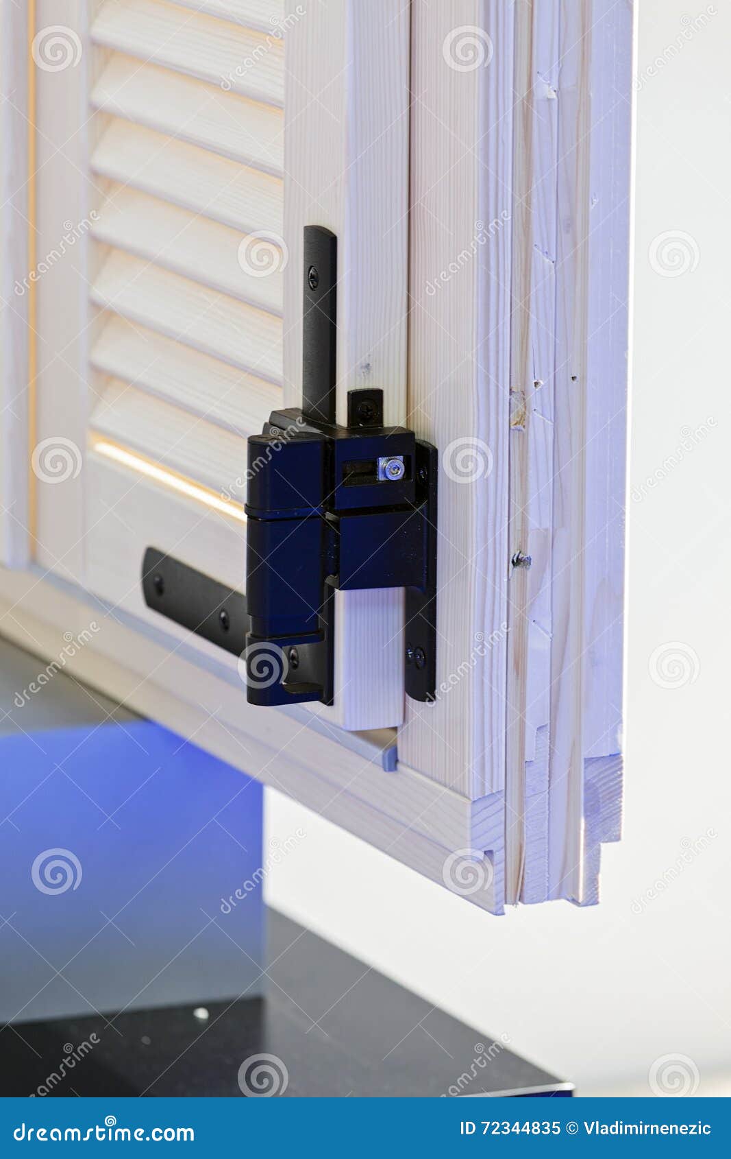 Mechanism For Opening Or Closing The Metal Gate Stock Photography ...