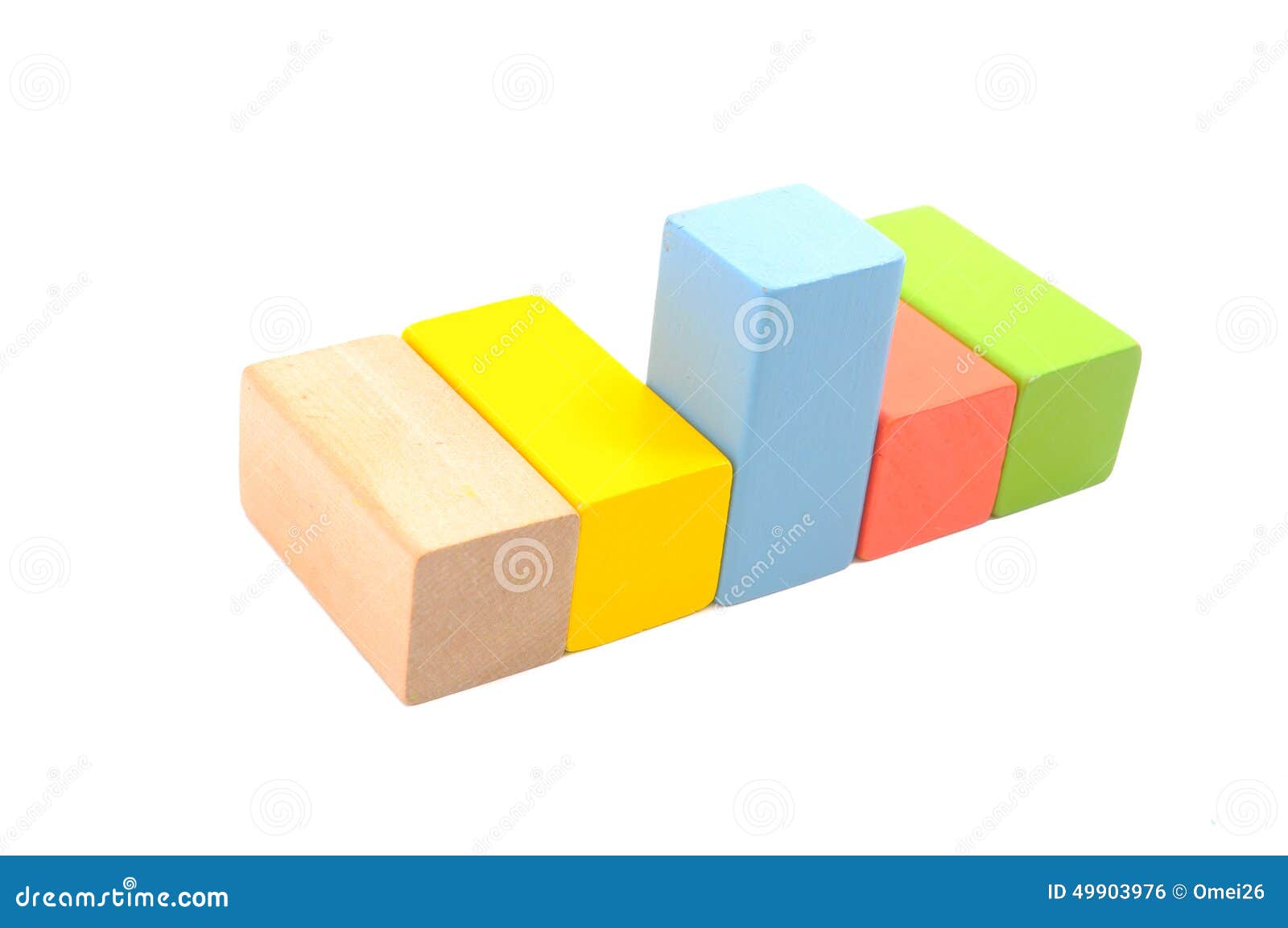 Wooden block stock photo. Image of isolated, block, objects - 49903976