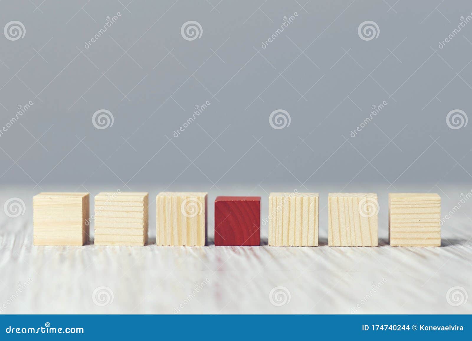 Wooden Block. Concept of Creative, Logical Thinking or Problem Solving ...