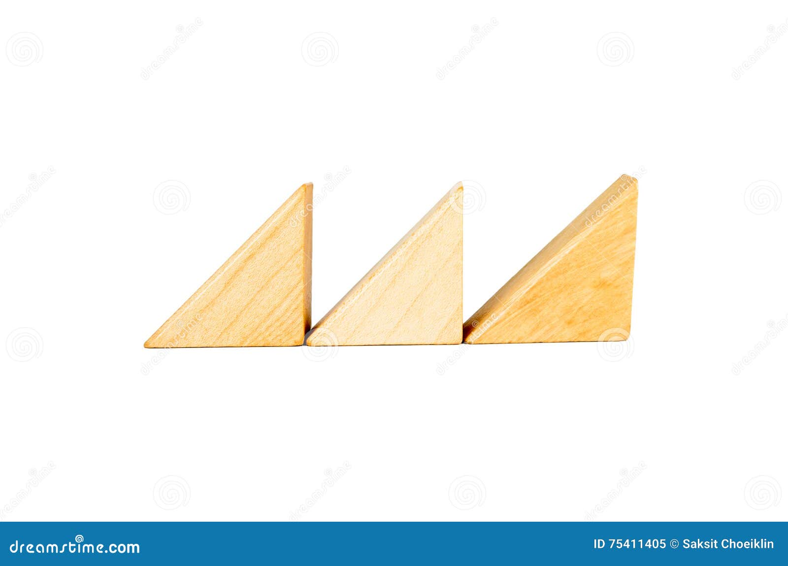 Block And Triangle Sliced Cheese With A Slice Of Tomato Stock Image ...