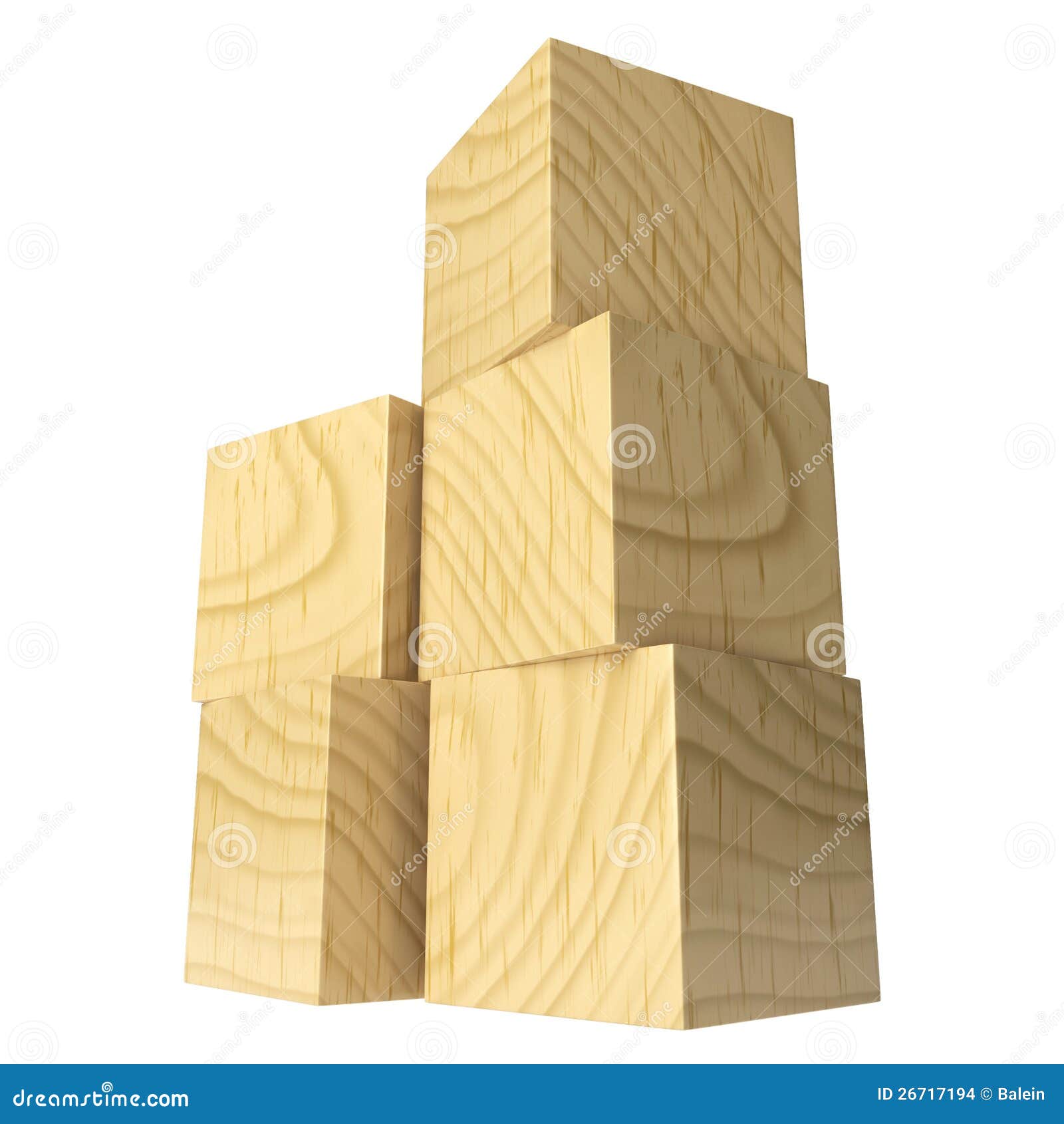 Wooden blocks stock illustration. Illustration of learn - 26717194