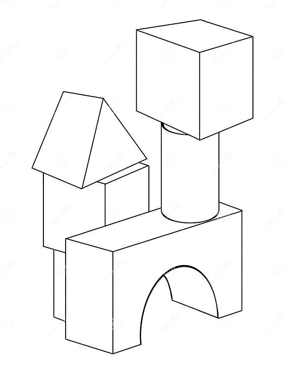 Wooden blocks stock vector. Illustration of blocks, cube - 28478546