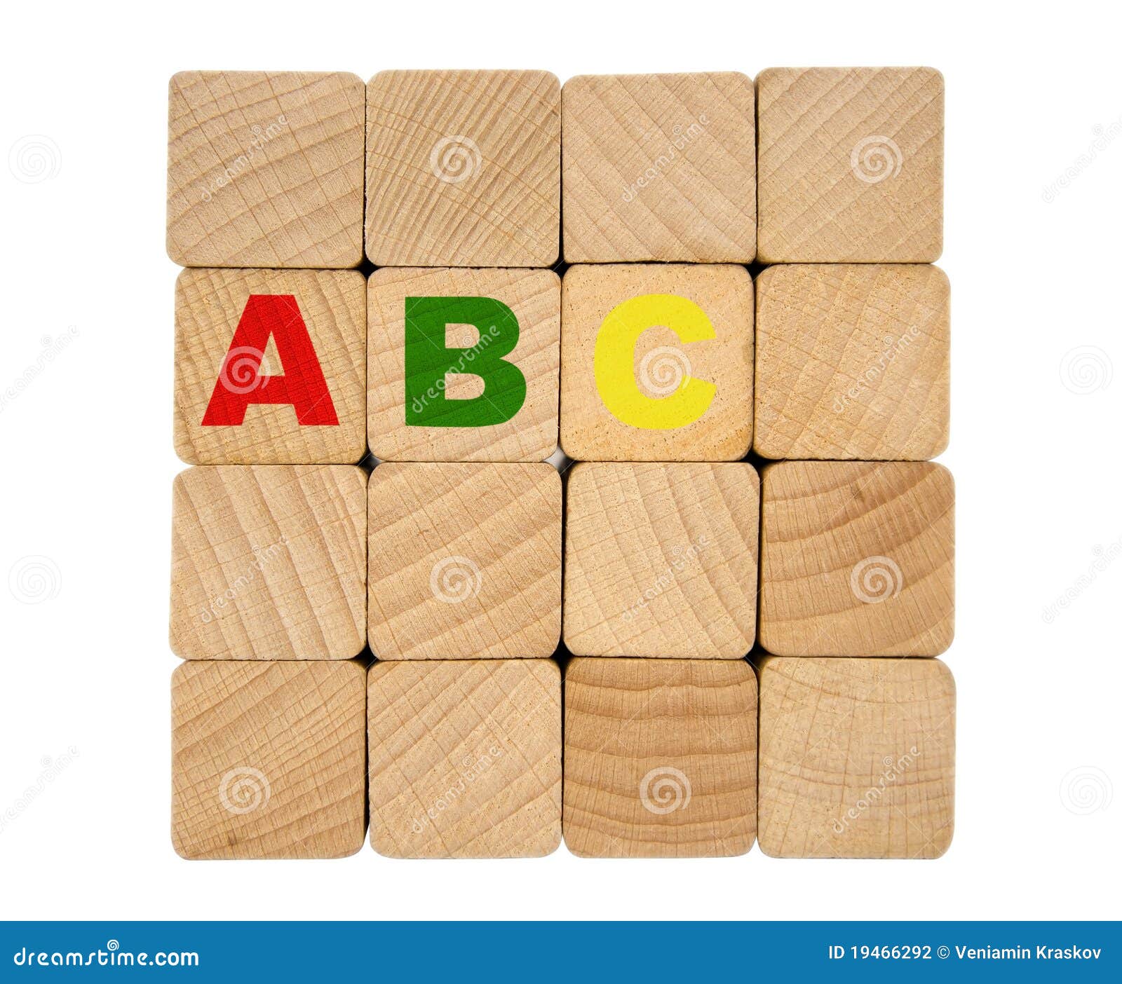 Wooden blocks - ABC stock photo. Image of preschool, concept - 19466292
