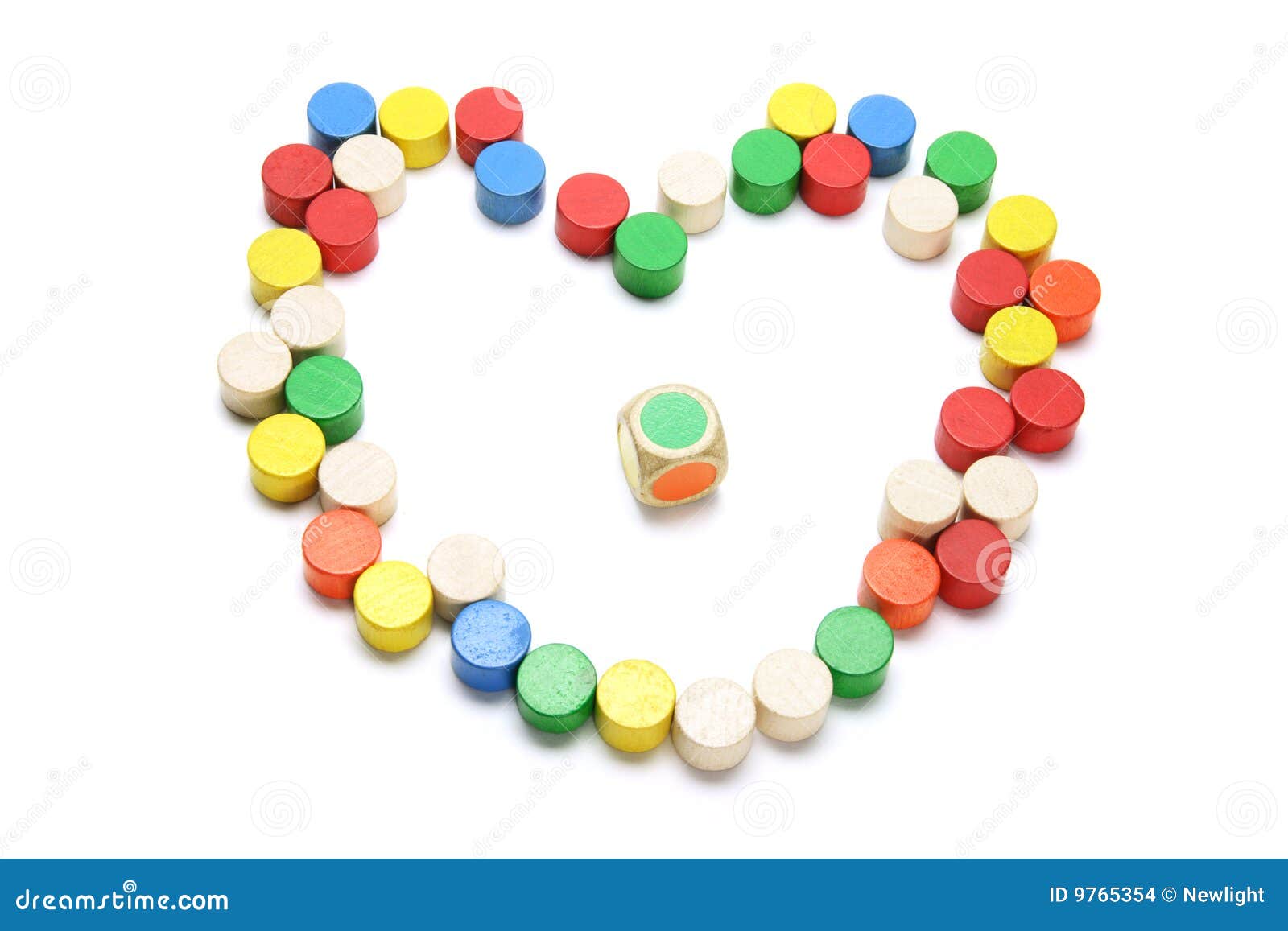 Wooden Blocks Arranged in Shape of Heart Stock Photo - Image of wood ...
