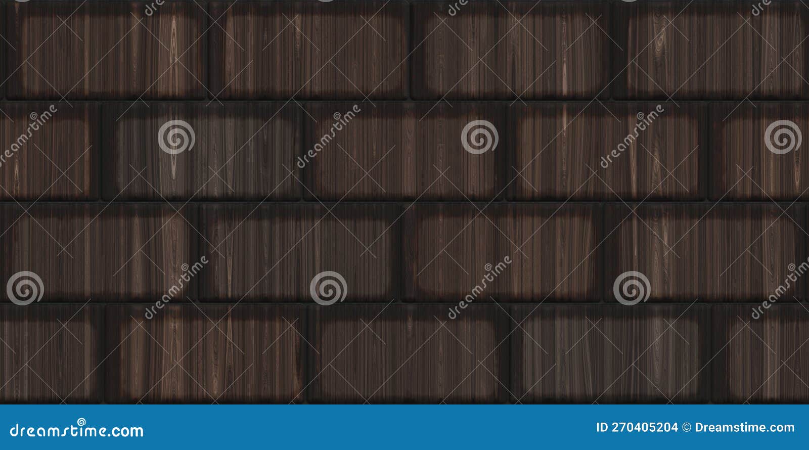 Wooden Blocks Cladding Pattern. Wood Bricks Backdrop. Seamless Wood ...