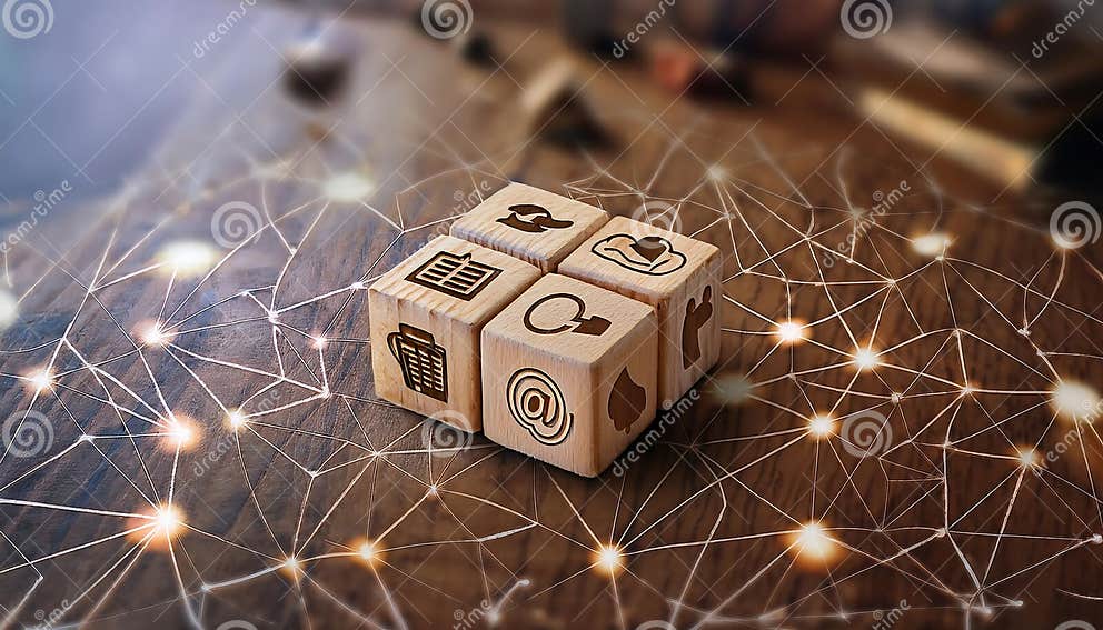 Wooden Blocks, Communication Connectivity Strategies, Logistics ...