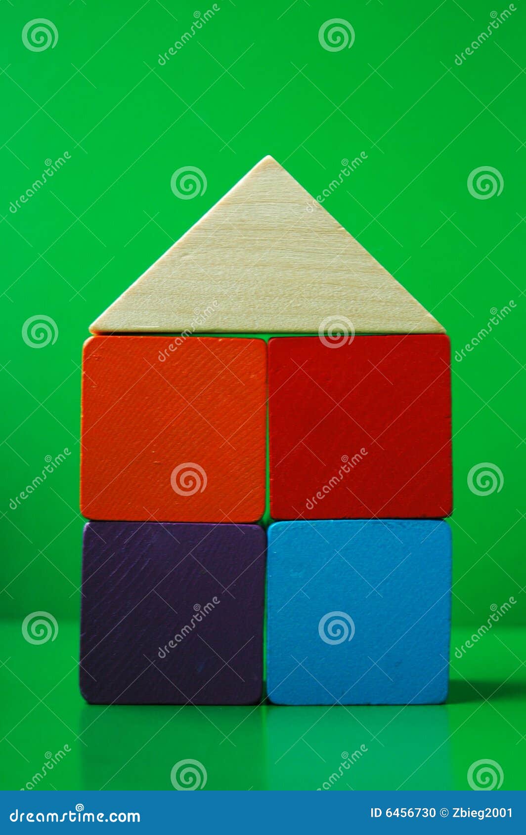 Wooden Blocks Arranged In A Row Royalty-Free Stock Photography ...