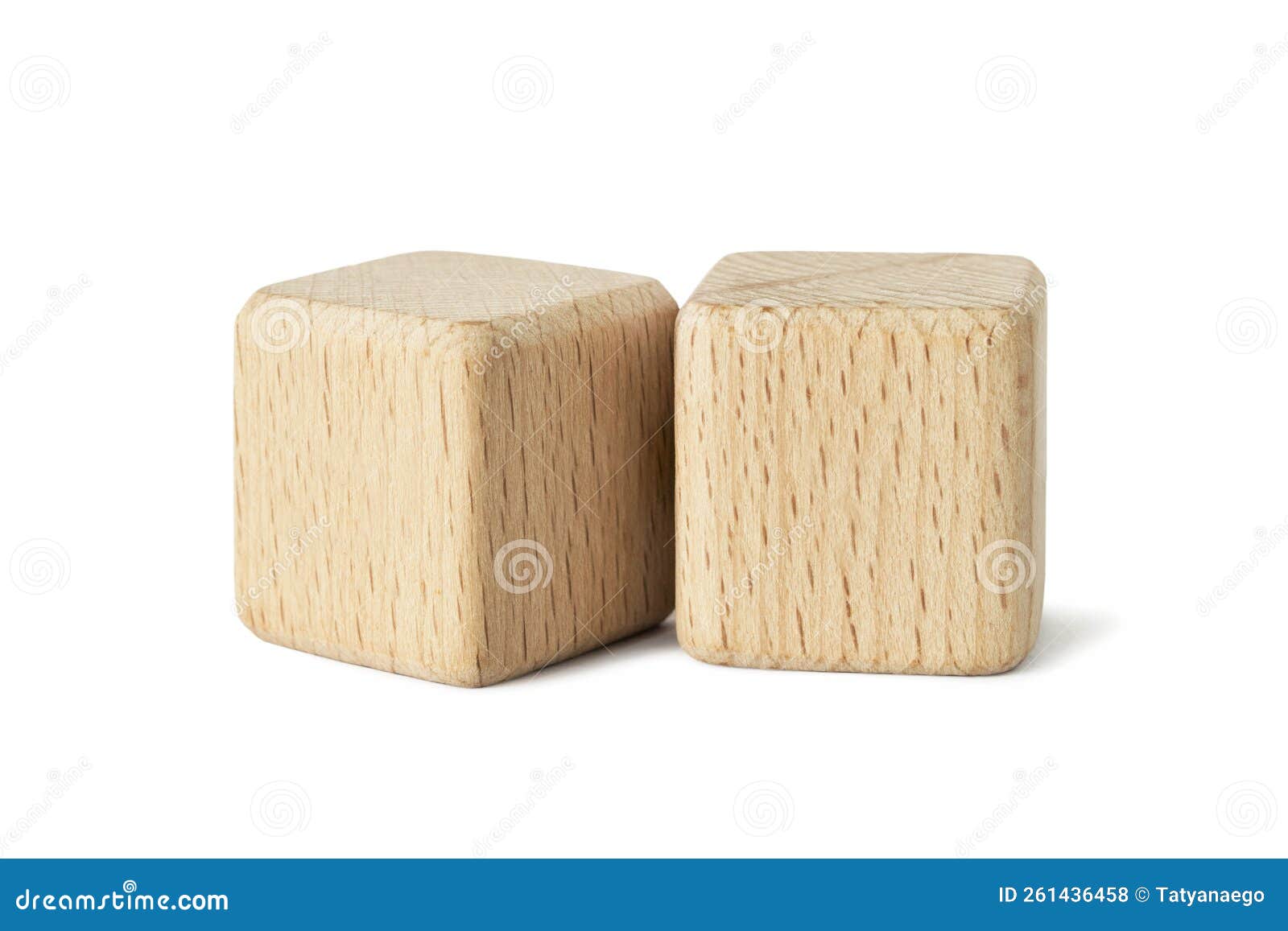 Wooden blocks isolated stock photo. Image of design - 261436458