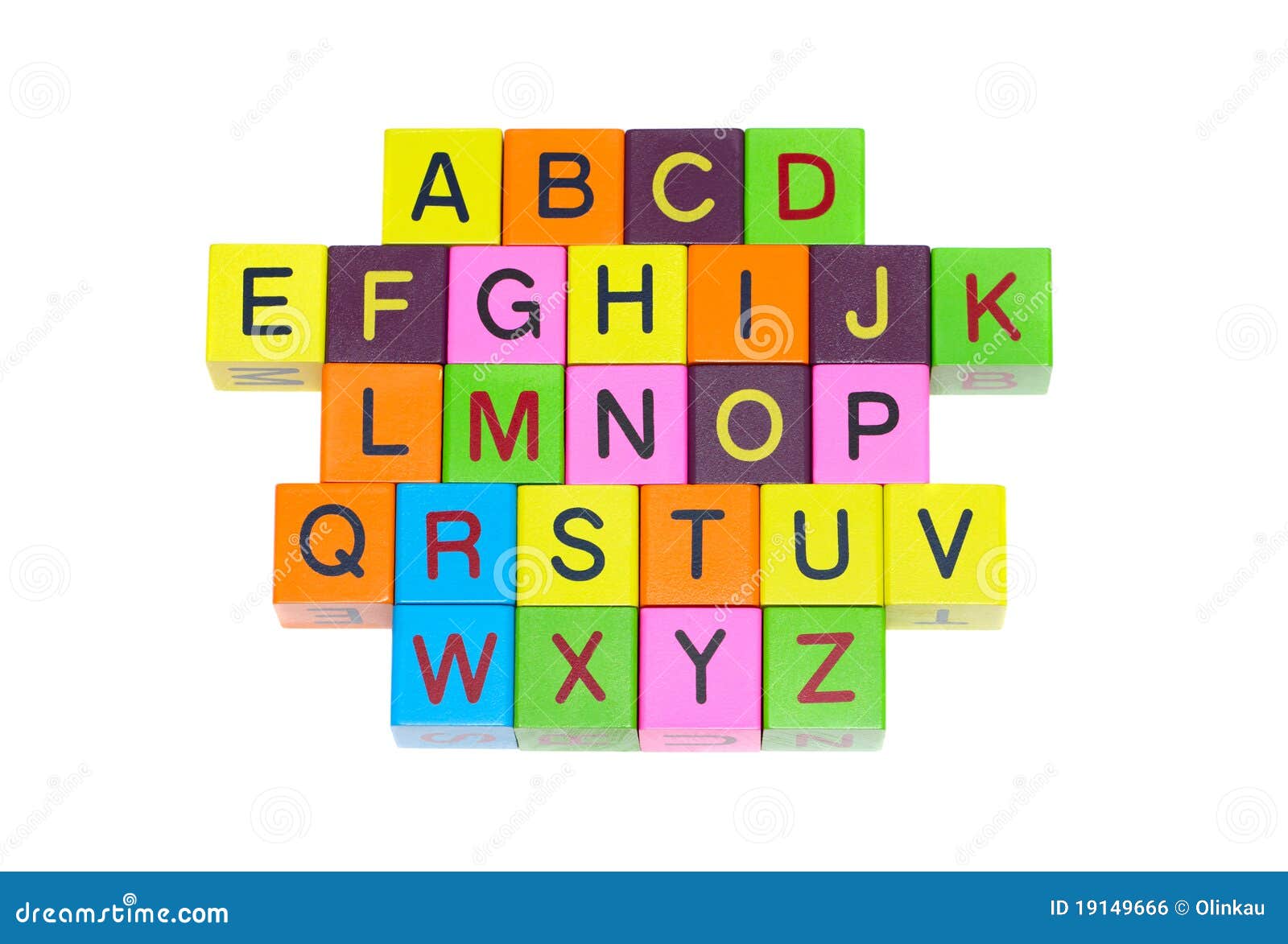 Wooden blocks with letters stock photo. Image of cube - 19149666