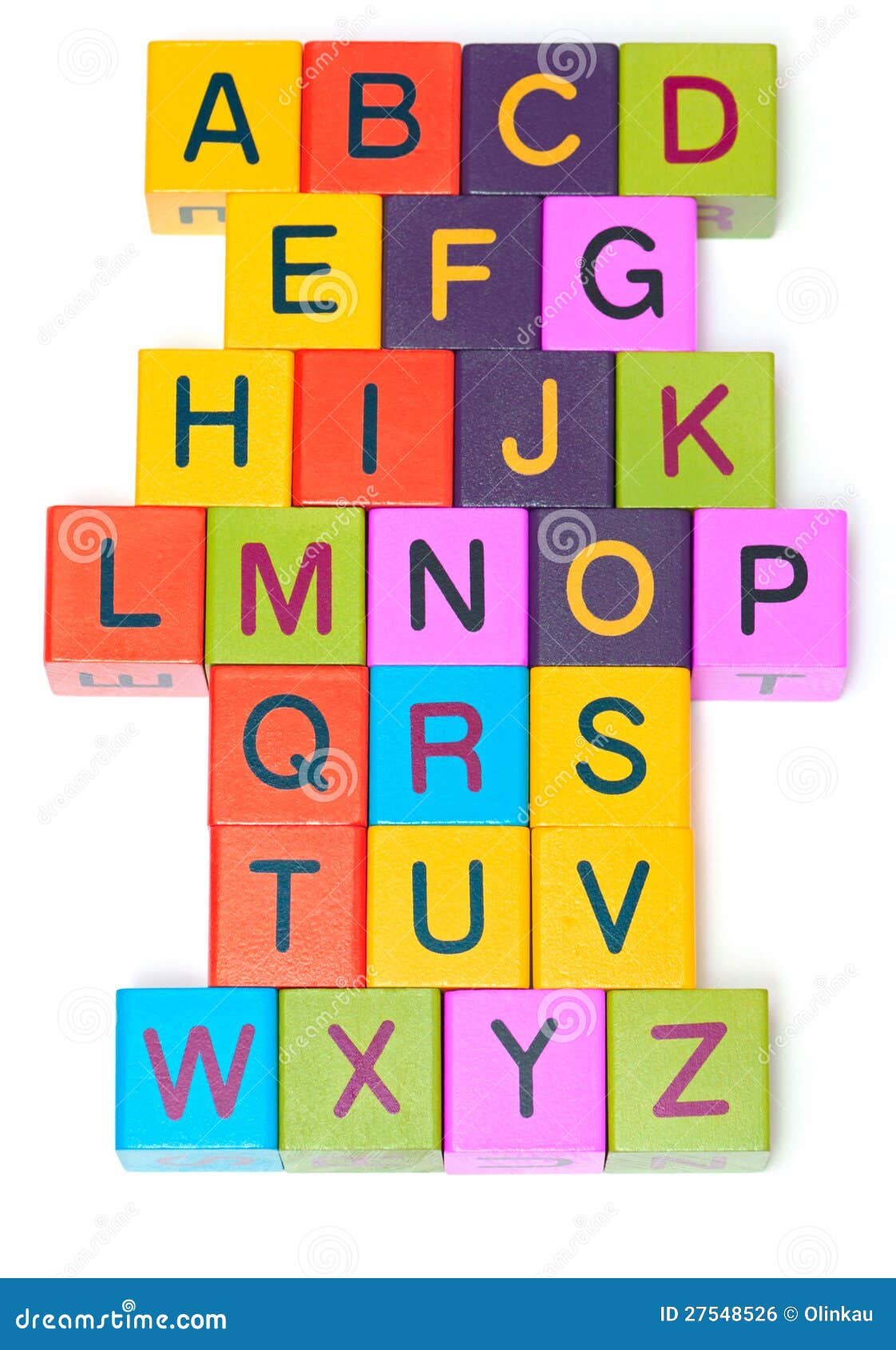 Wooden blocks with letters stock photo. Image of game - 27548526