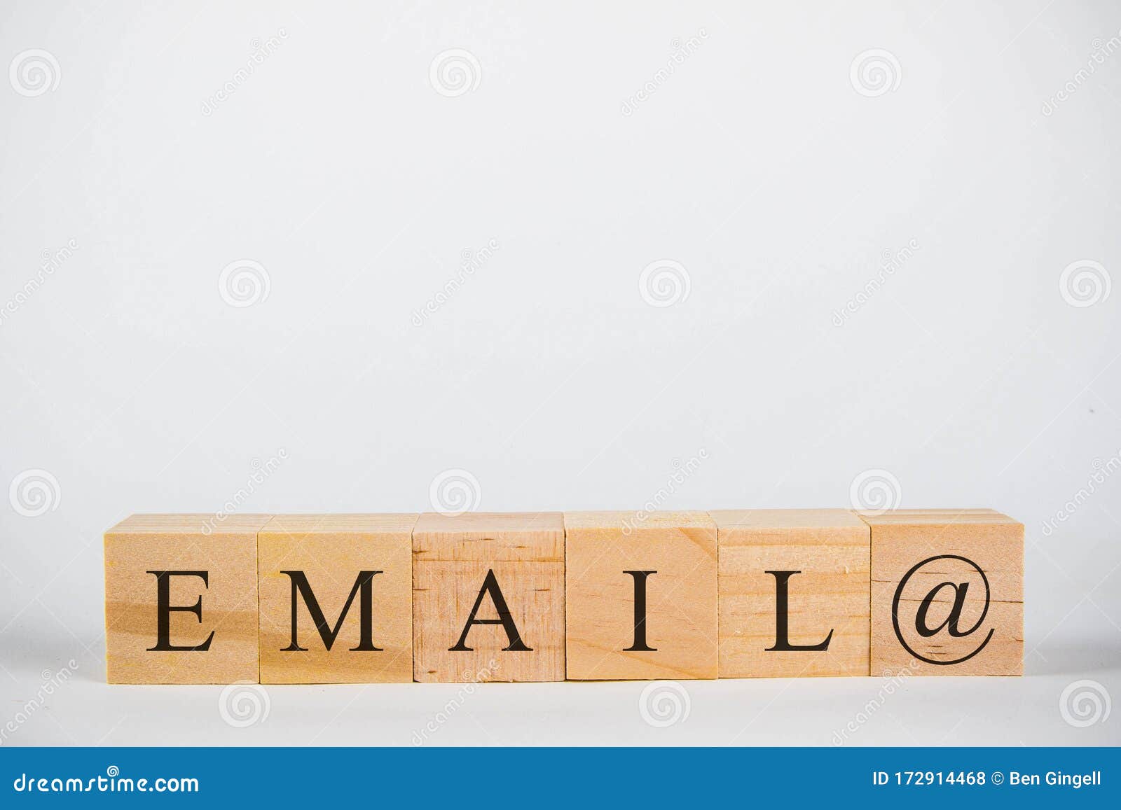 Wooden Blocks Message Concept Stock Photo - Image of spell, message ...