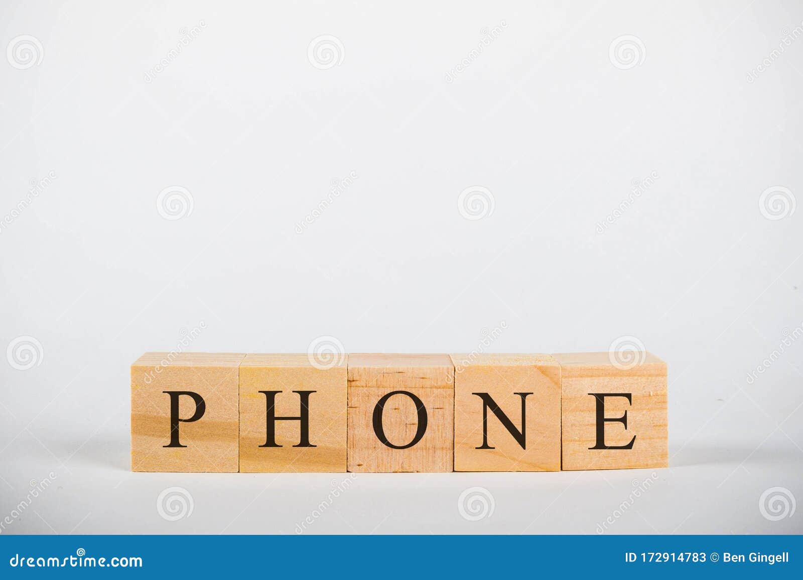 Wooden Blocks Message Concept Stock Image - Image of telecommunications ...