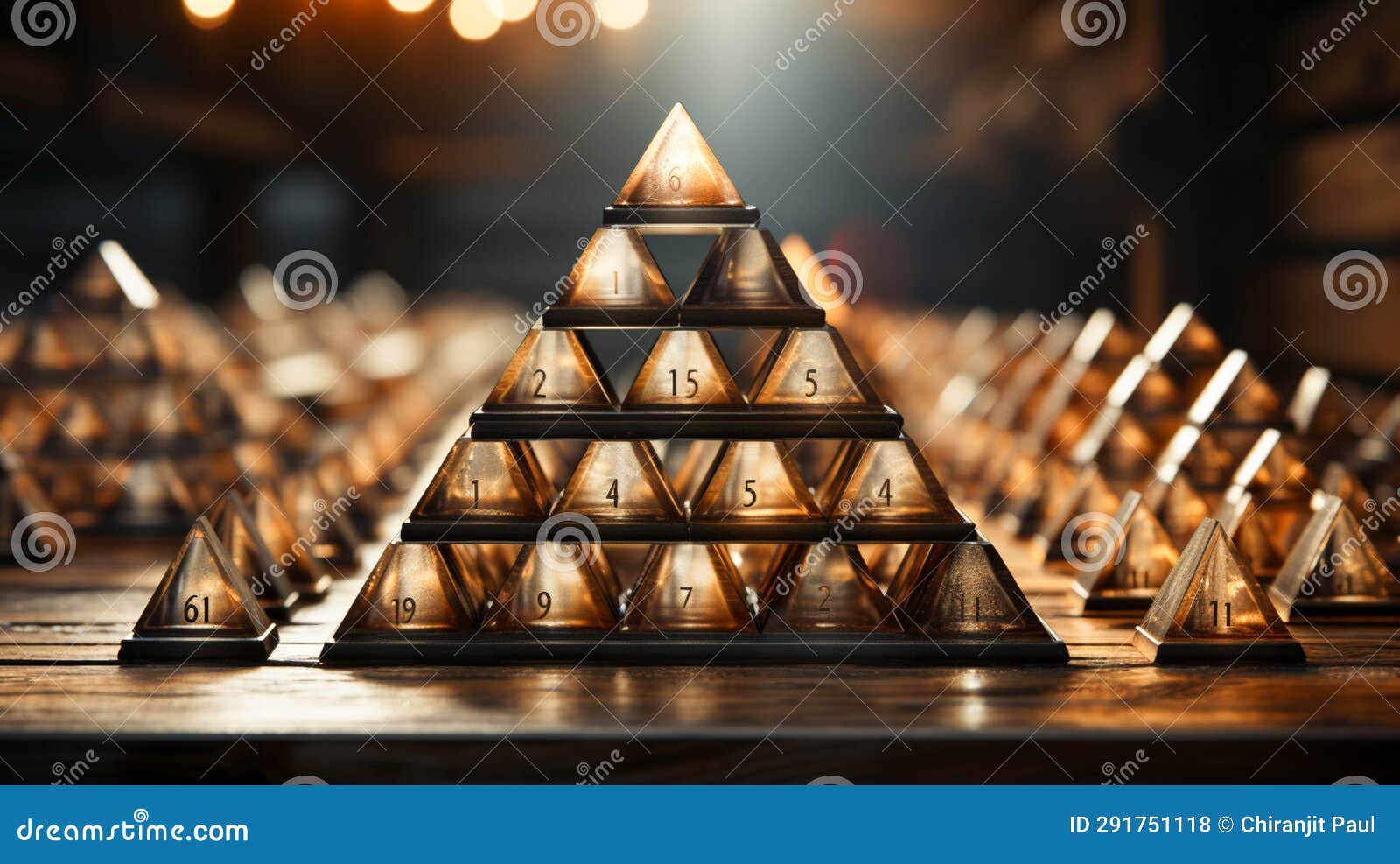 Wooden blocks pyramid stock photo. Image of step, child - 291751118