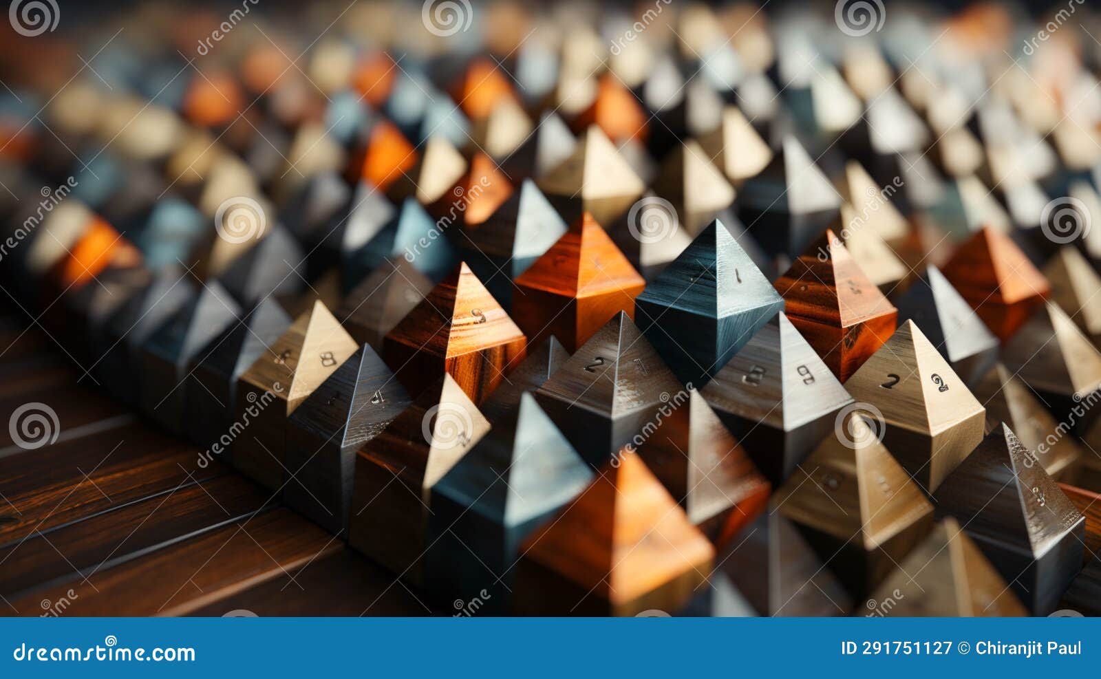 Wooden blocks pyramid stock image. Image of development - 291751127