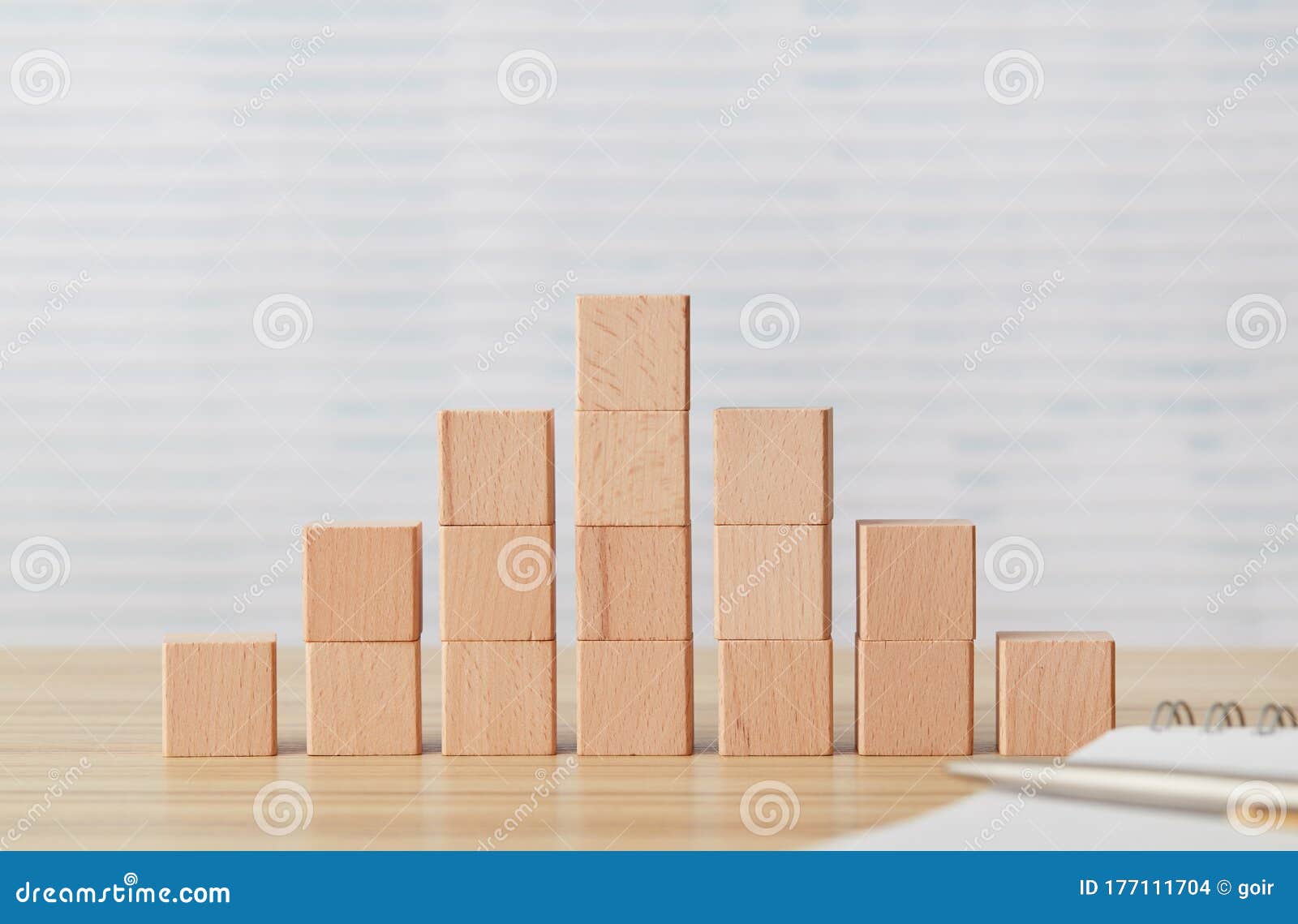 Wooden blocks pyramid stock photo. Image of concepts - 177111704