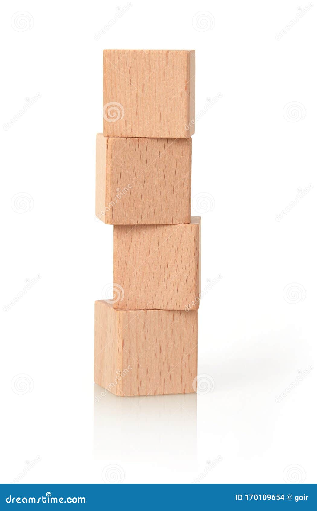 Wooden blocks stack stock photo. Image of abstract, scale - 170109654