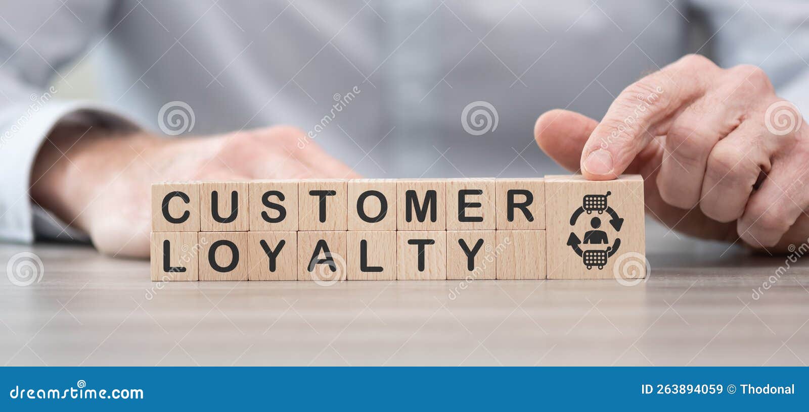 Concept of Customer Loyalty Stock Image - Image of confidence, business ...