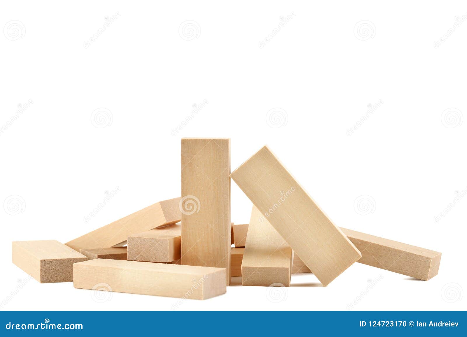 Wooden blocks tower game stock photo. Image of entertainment - 124723170
