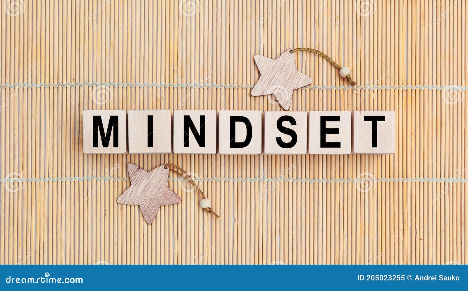 Wooden Blocks with the Word MINDSET Stock Image - Image of business ...
