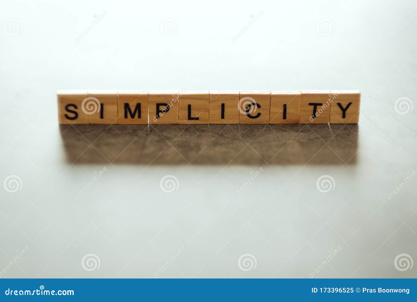 Wooden Blocks with Word SIMPLICITY Stock Image - Image of business ...