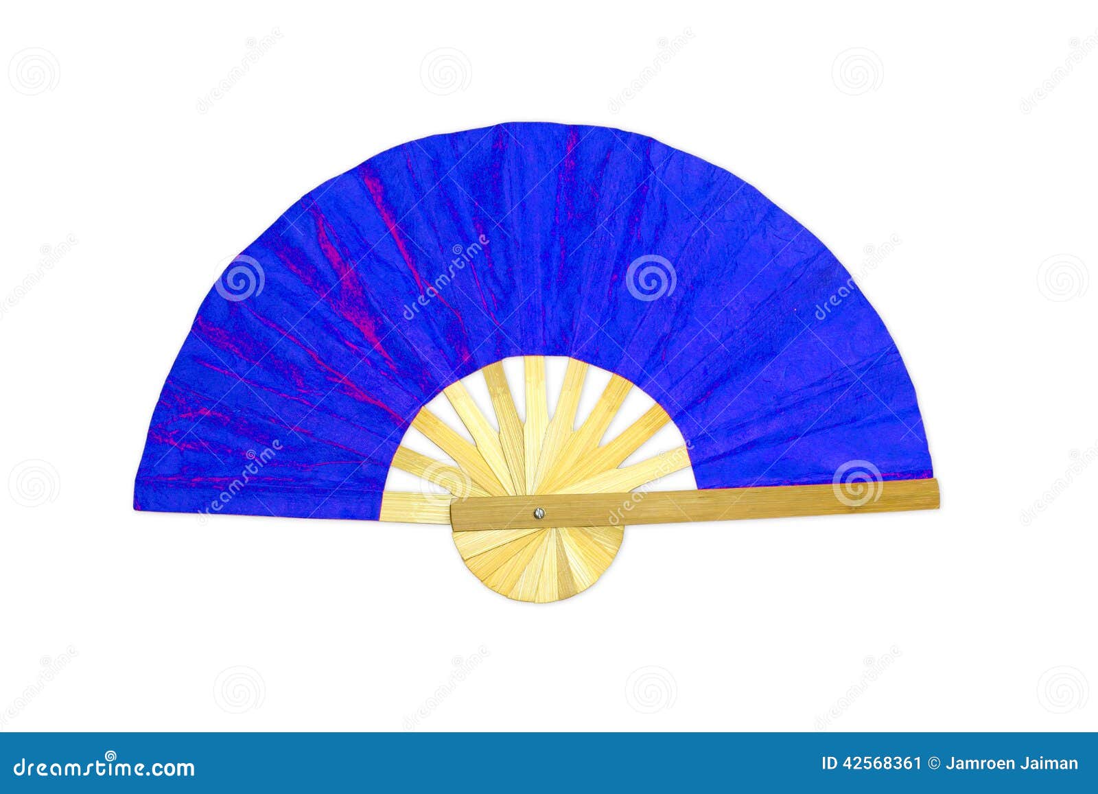 Wooden blue fan stock image. Image of asian, korean, design - 42568361