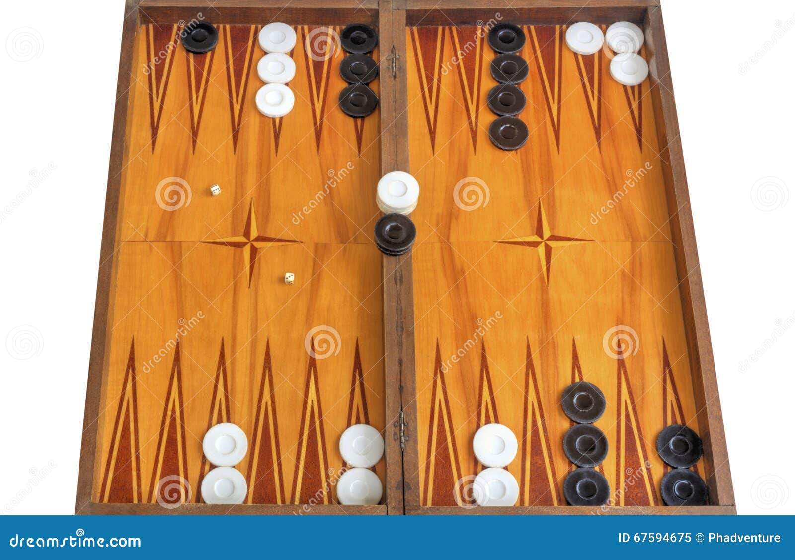 Wooden Board for Playing Backgammon Game Stock Image - Image of ...