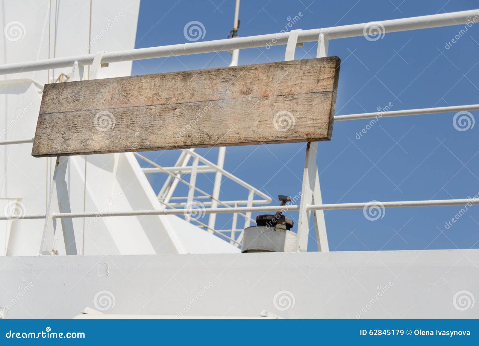A Wooden Board for the Ship S Name Stock Image - Image of horizontal ...