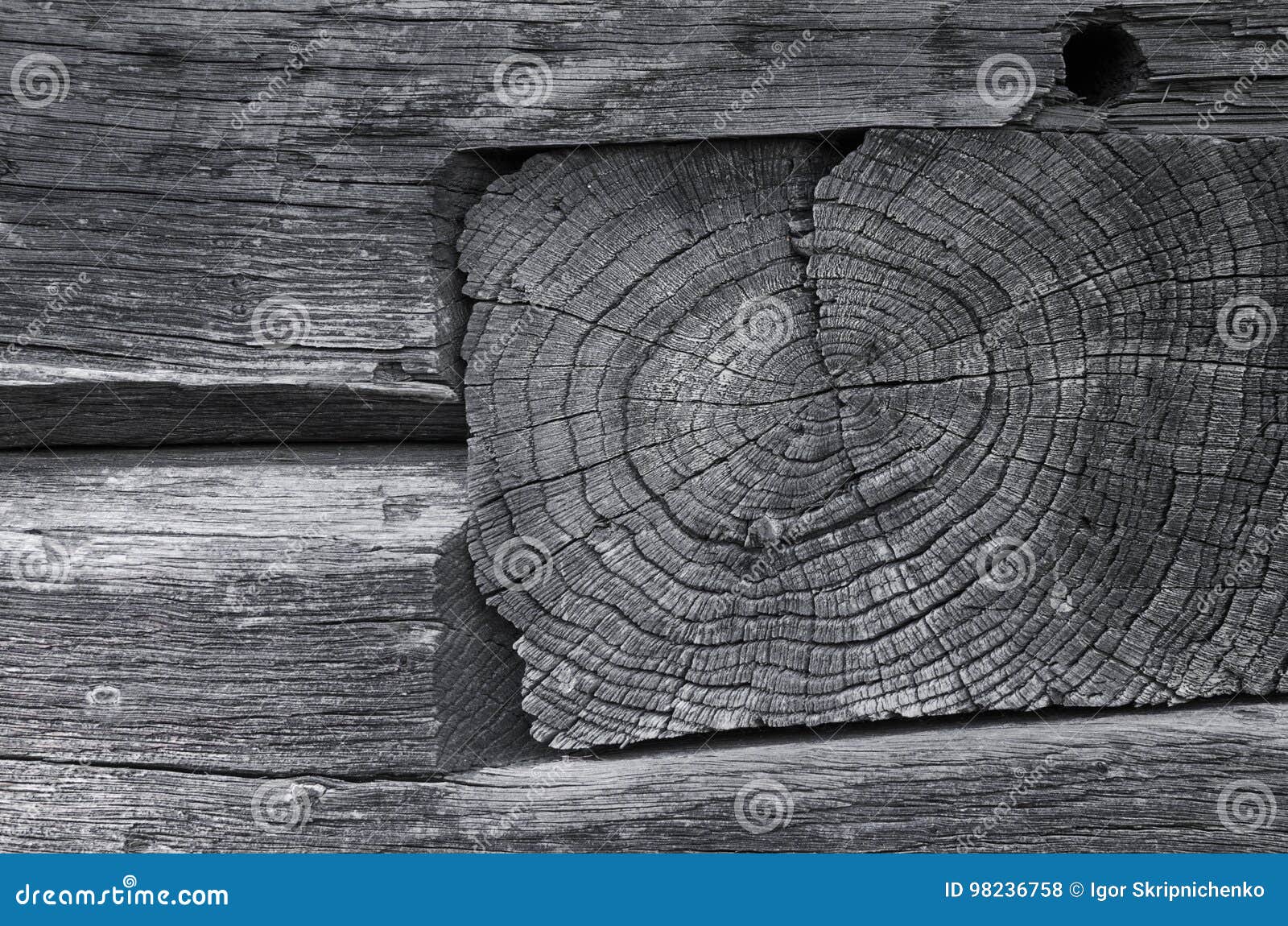 Wooden Board is Smashed into Another Wooden Board Stock Photo - Image ...