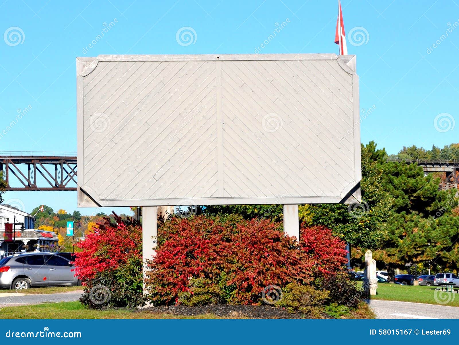 Wooden board on the street stock image. Image of decors - 58015167